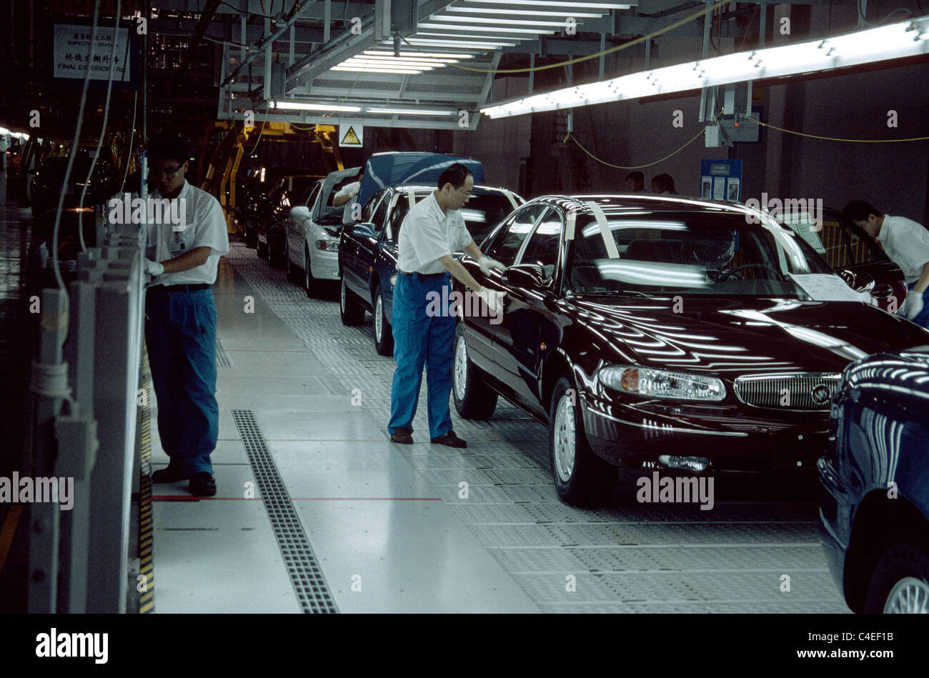 GM car factory in Shanghai Stock Photo - Alamy