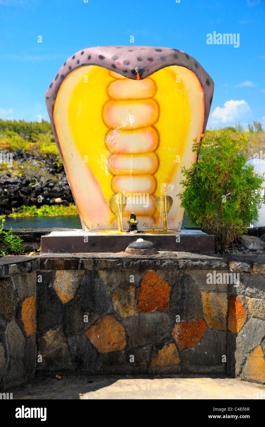 An altar for the snake god inside the Hindu Temple Sagar Shiv Mandir in ...