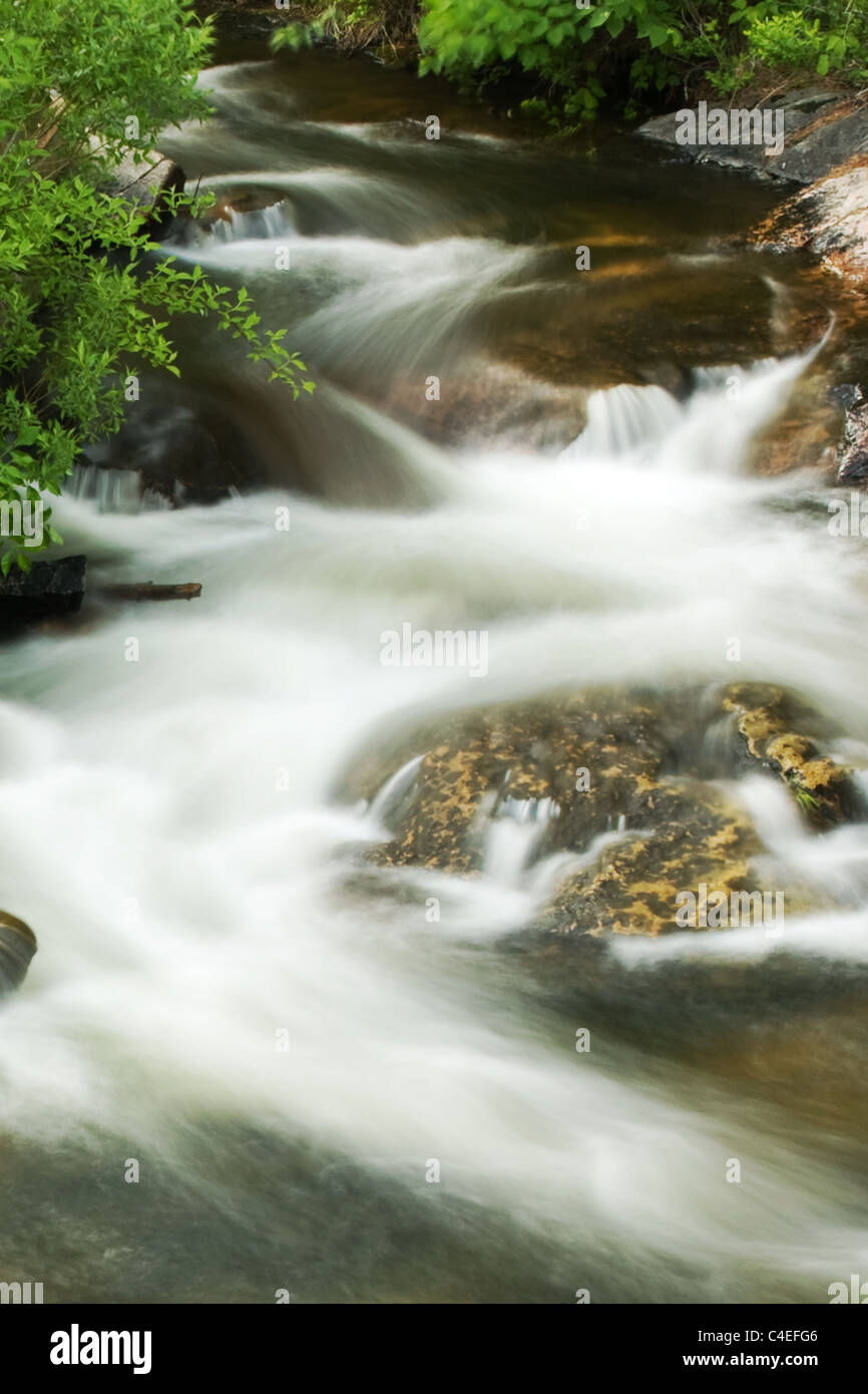 Rivers and streams in Big Chute Ontario that is located in the Muskoka ...