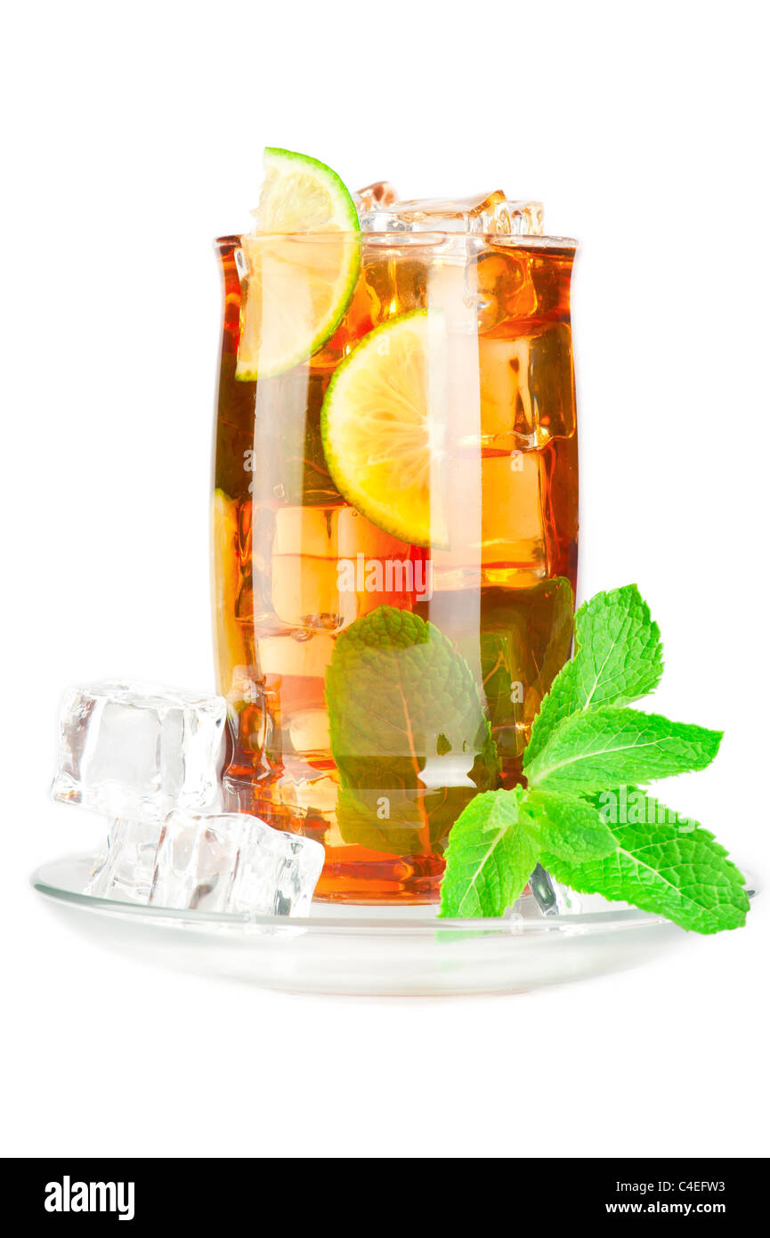 Glass of iced tea hi-res stock photography and images - Alamy