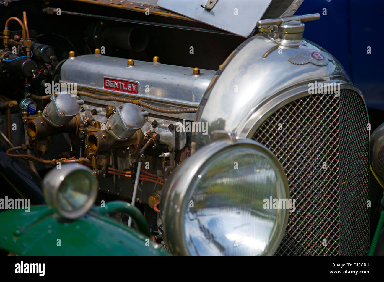 engine bay of Bentley motor car Stock Photo - Alamy