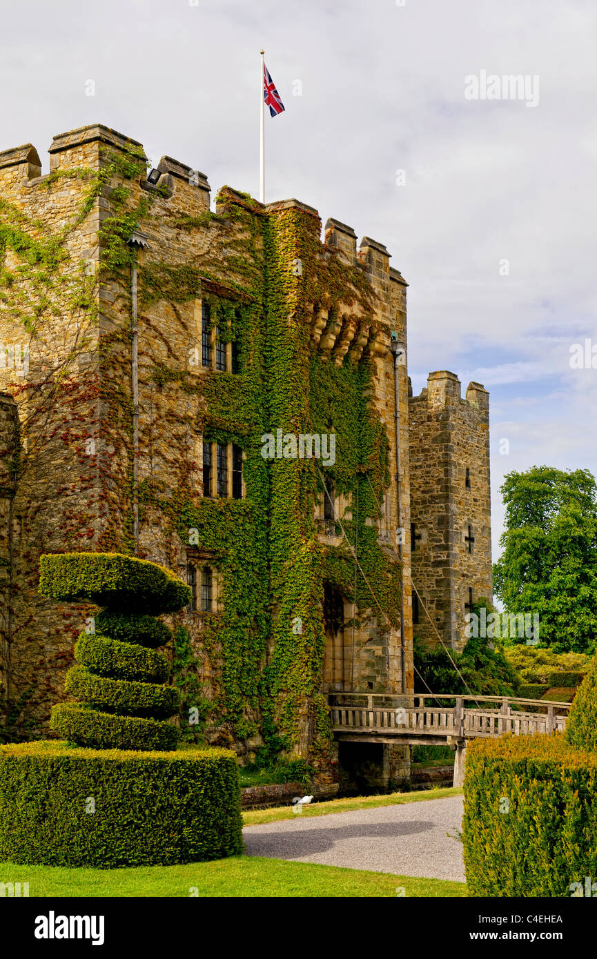 Hever Castle in Kent, home of Anna Boleyn; Schloss Hever, Heim von Anna ...