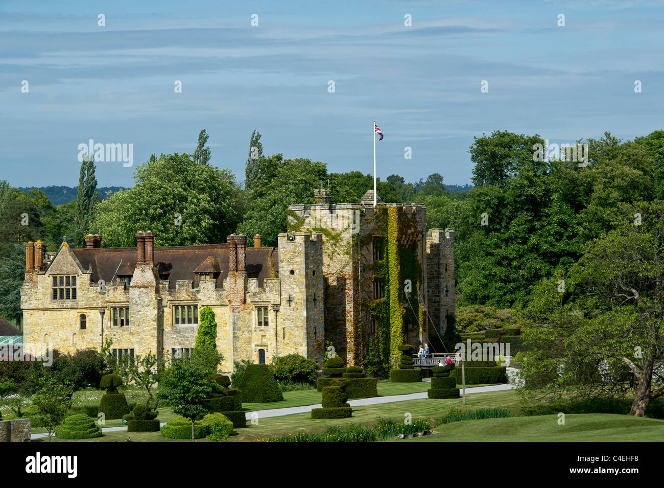 Hever Castle in Kent, home of Anna Boleyn; Schloss Hever, Heim von Anna ...