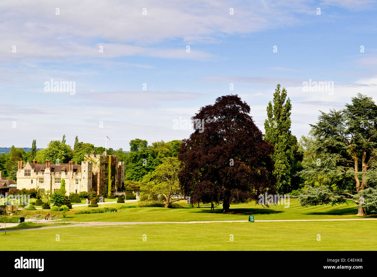 Hever Castle in Kent, home of Anna Boleyn; Schloss Hever, Heim von Anna ...