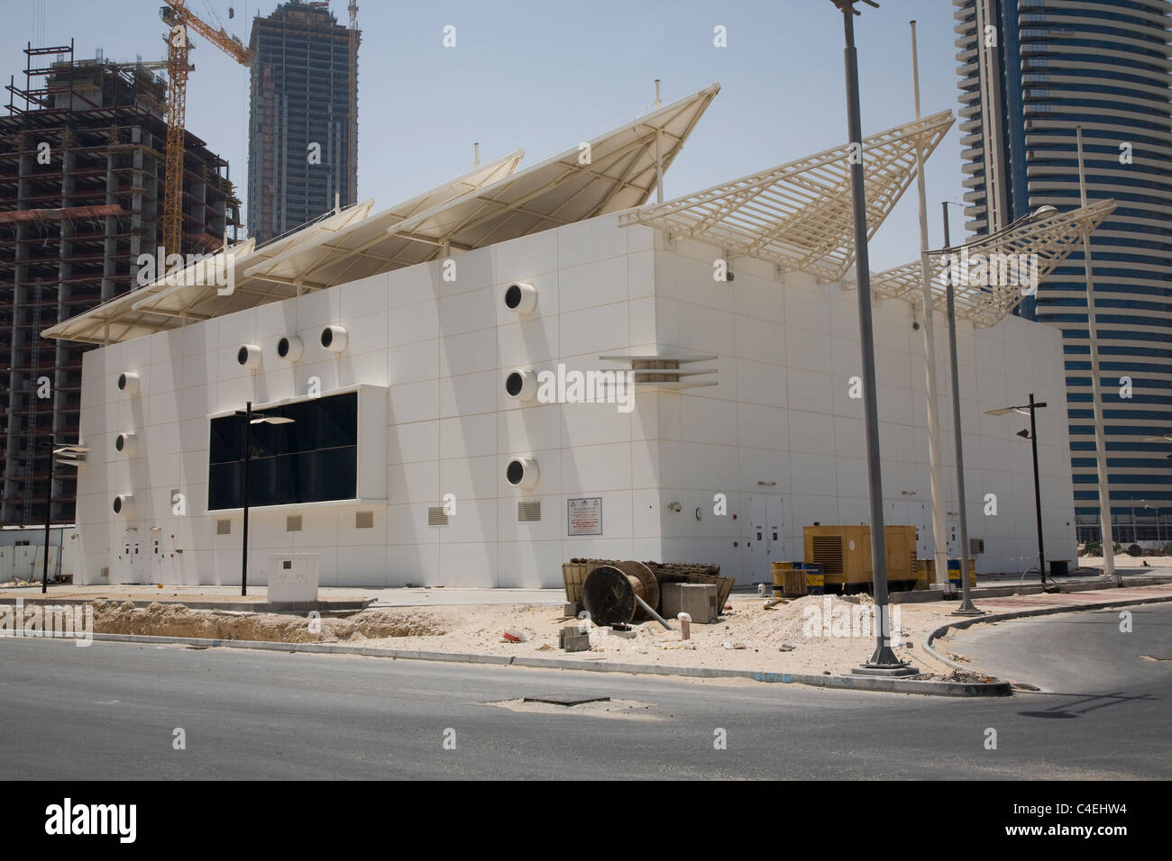 Electricity Substation West Bay Doha Qatar Stock Photo - Alamy