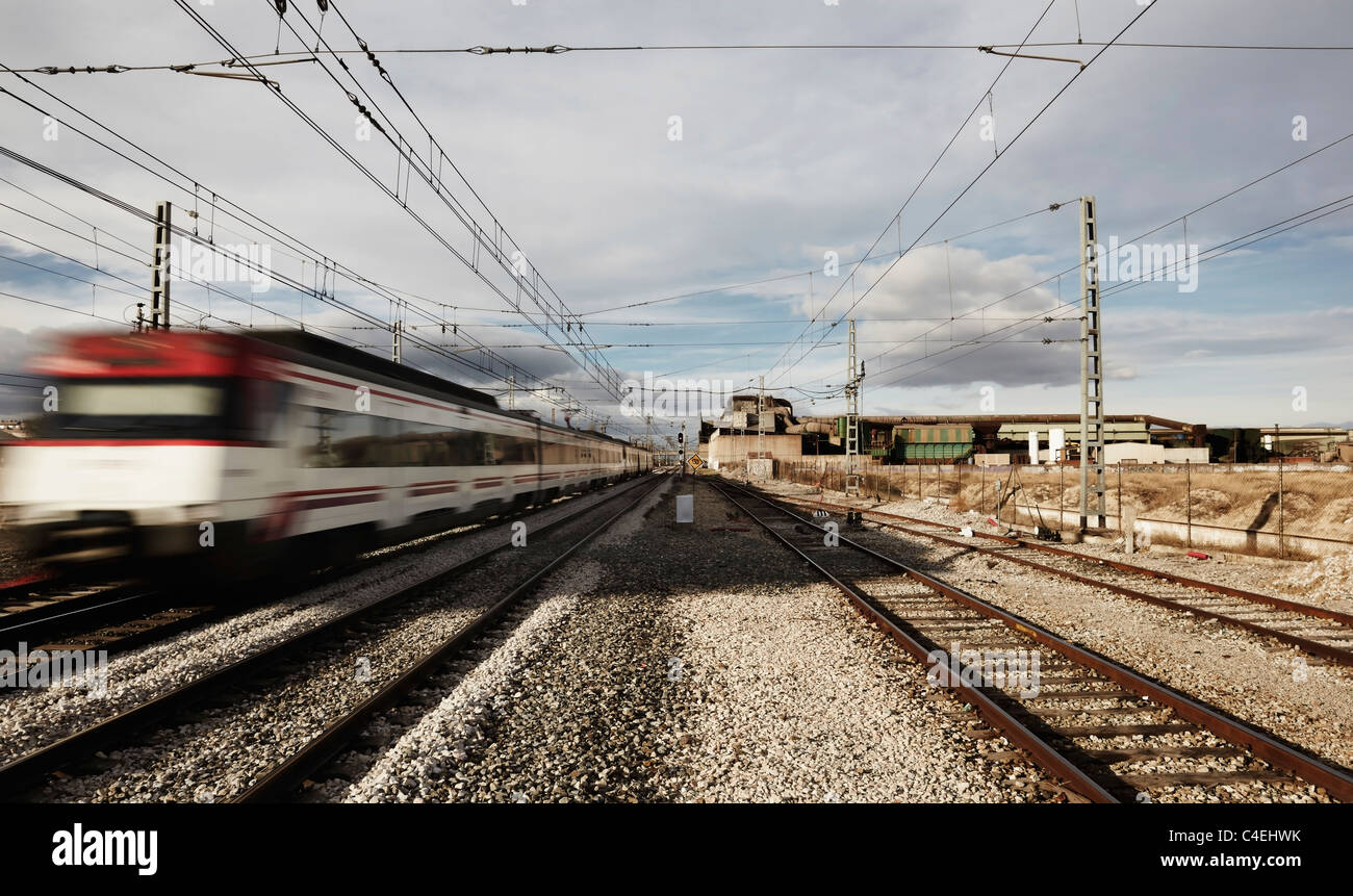 Spanish local train hi-res stock photography and images - Alamy
