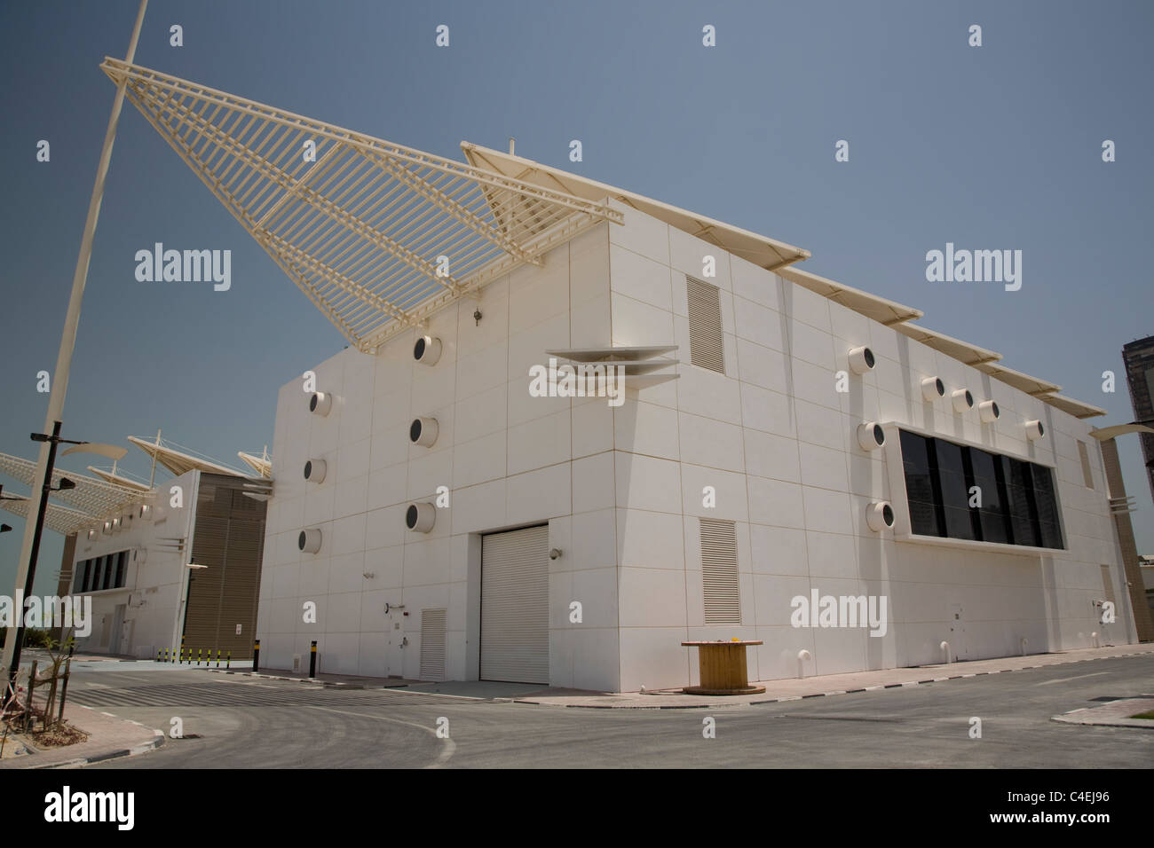 Electricity Substation West Bay Doha Qatar Stock Photo - Alamy