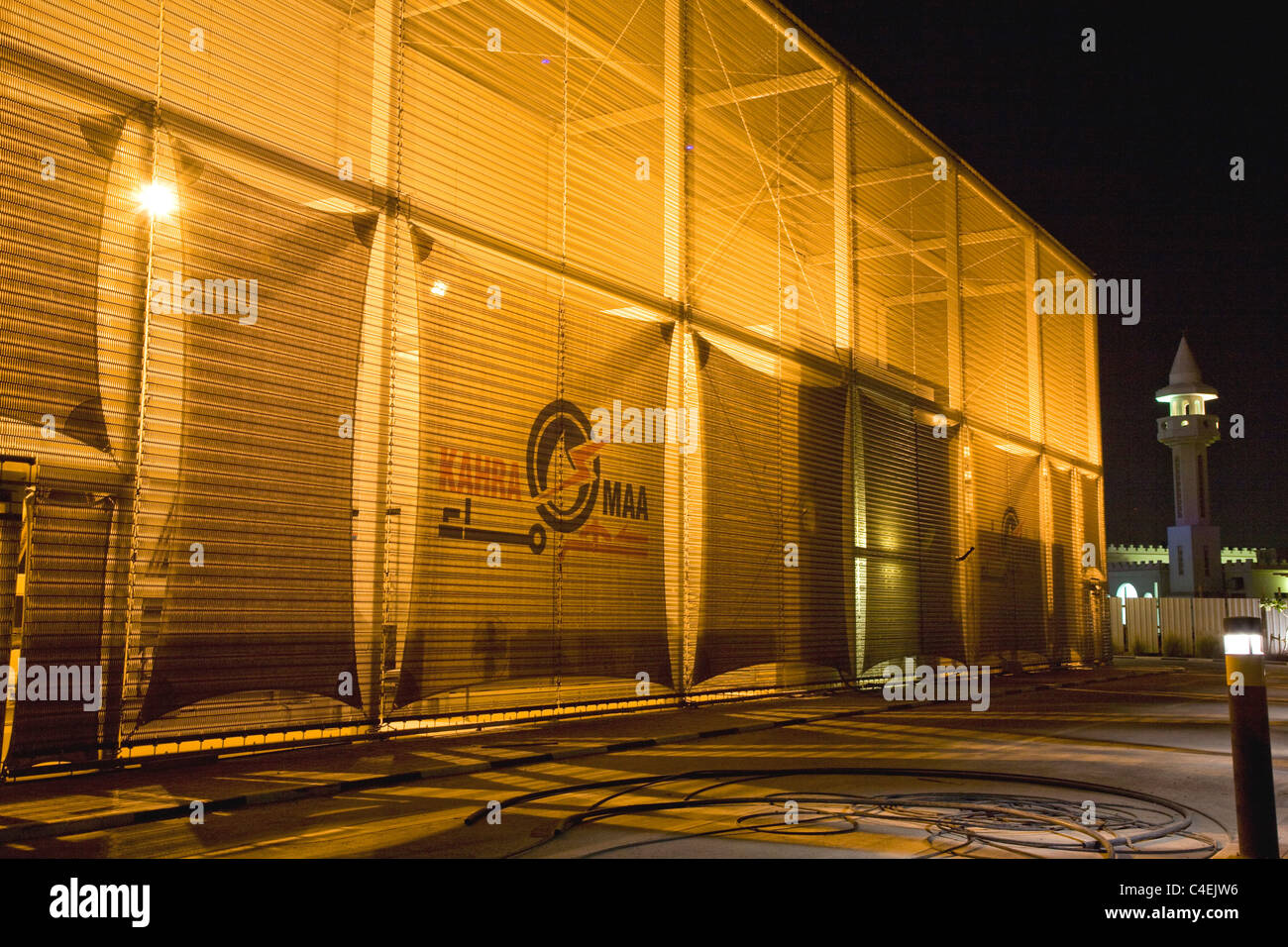 Electricity Substation West Bay Doha Qatar Dusk Stock Photo - Alamy