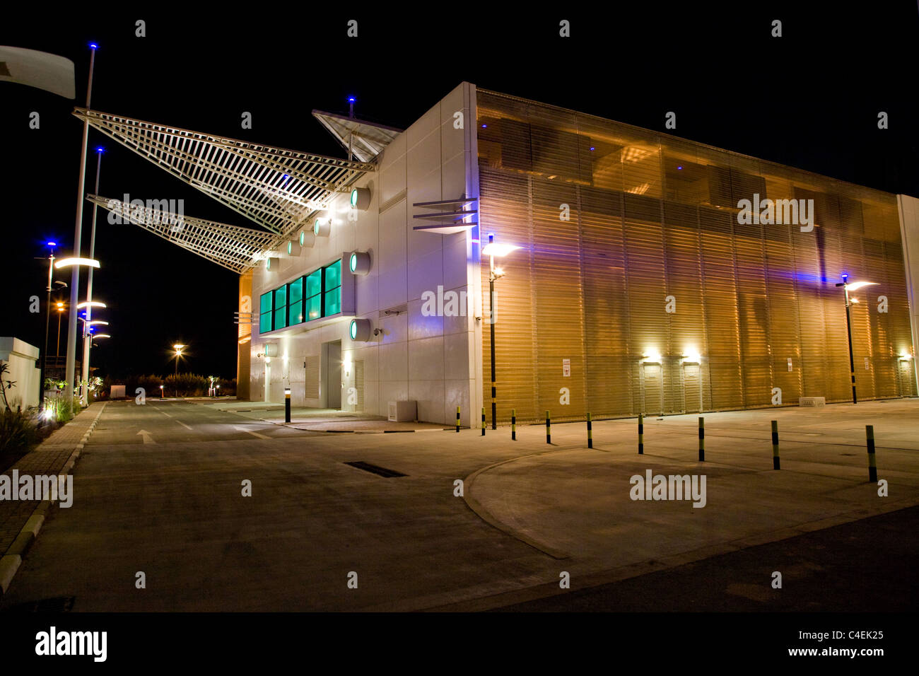 Electricity Substation West Bay Doha Qatar Dusk Stock Photo - Alamy