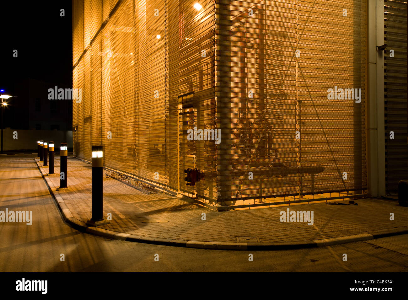 Electricity Substation West Bay Doha Qatar Dusk Stock Photo - Alamy