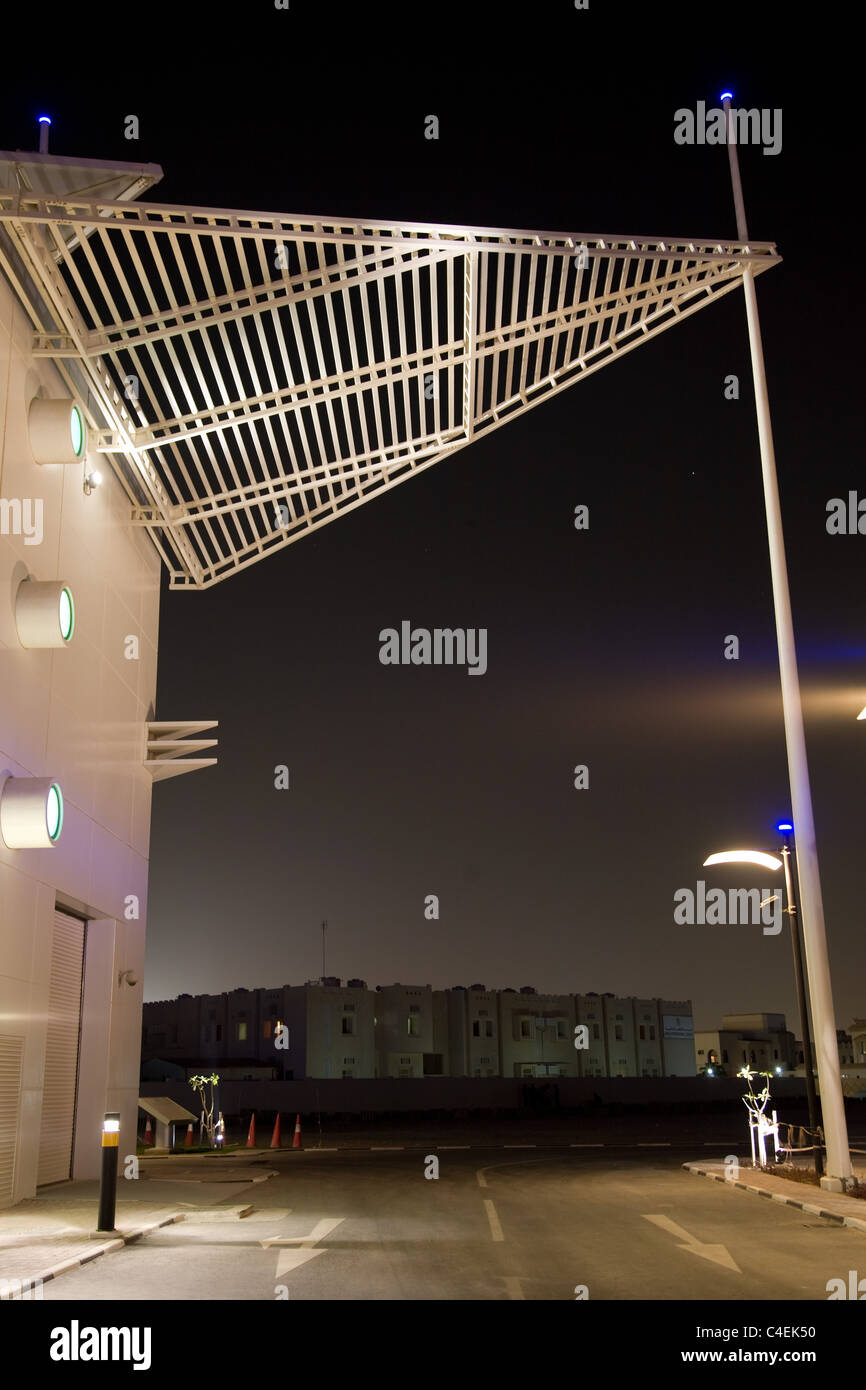 Electricity Substation West Bay Doha Qatar Dusk Stock Photo - Alamy