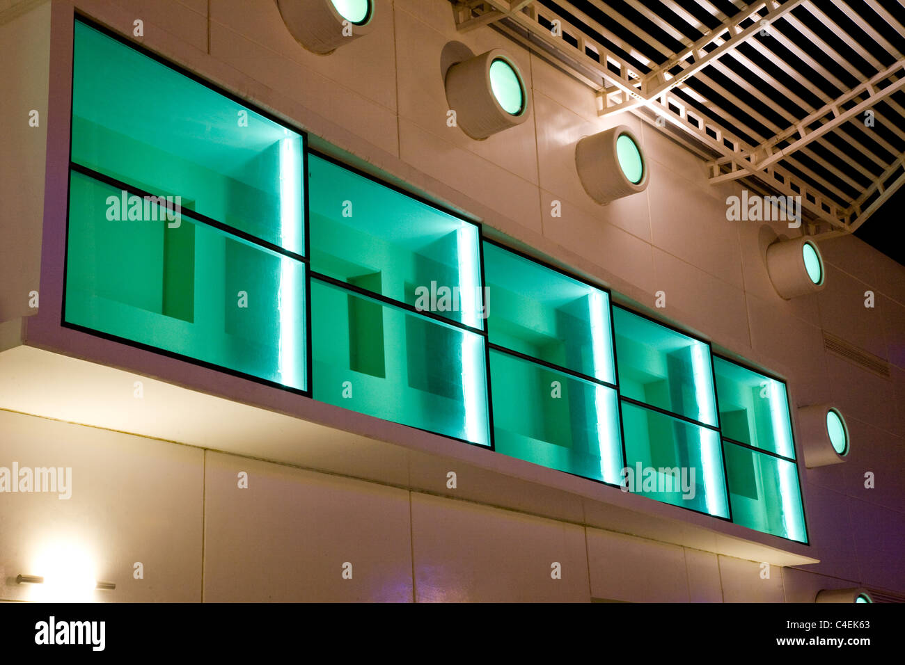 Electricity Substation West Bay Doha Qatar Dusk Stock Photo - Alamy