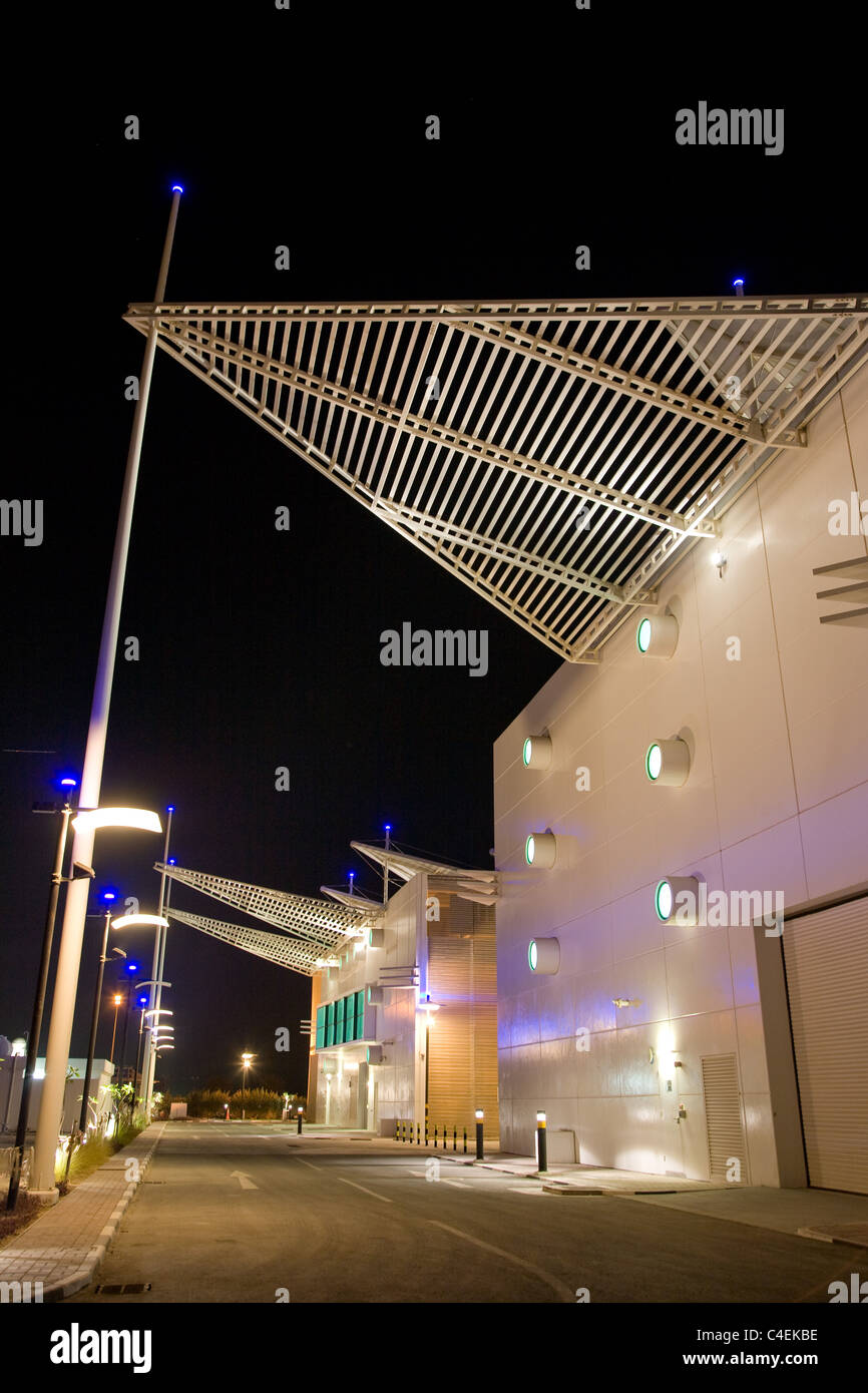 Electricity Substation West Bay Doha Qatar Dusk Stock Photo - Alamy