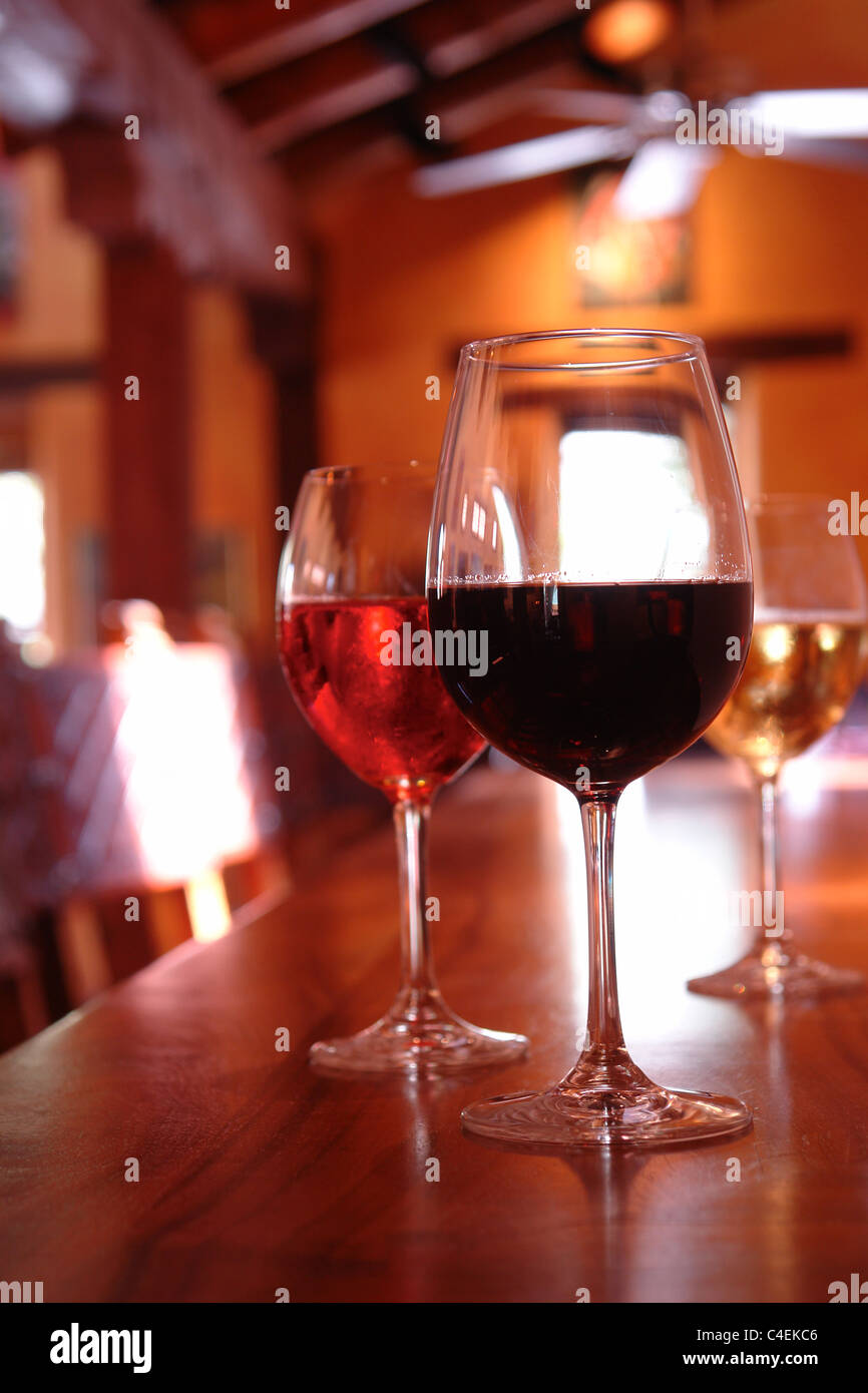 Red white rose wine hi-res stock photography and images - Alamy