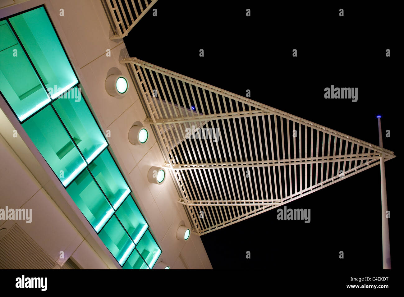 Electricity Substation West Bay Doha Qatar Dusk Stock Photo - Alamy