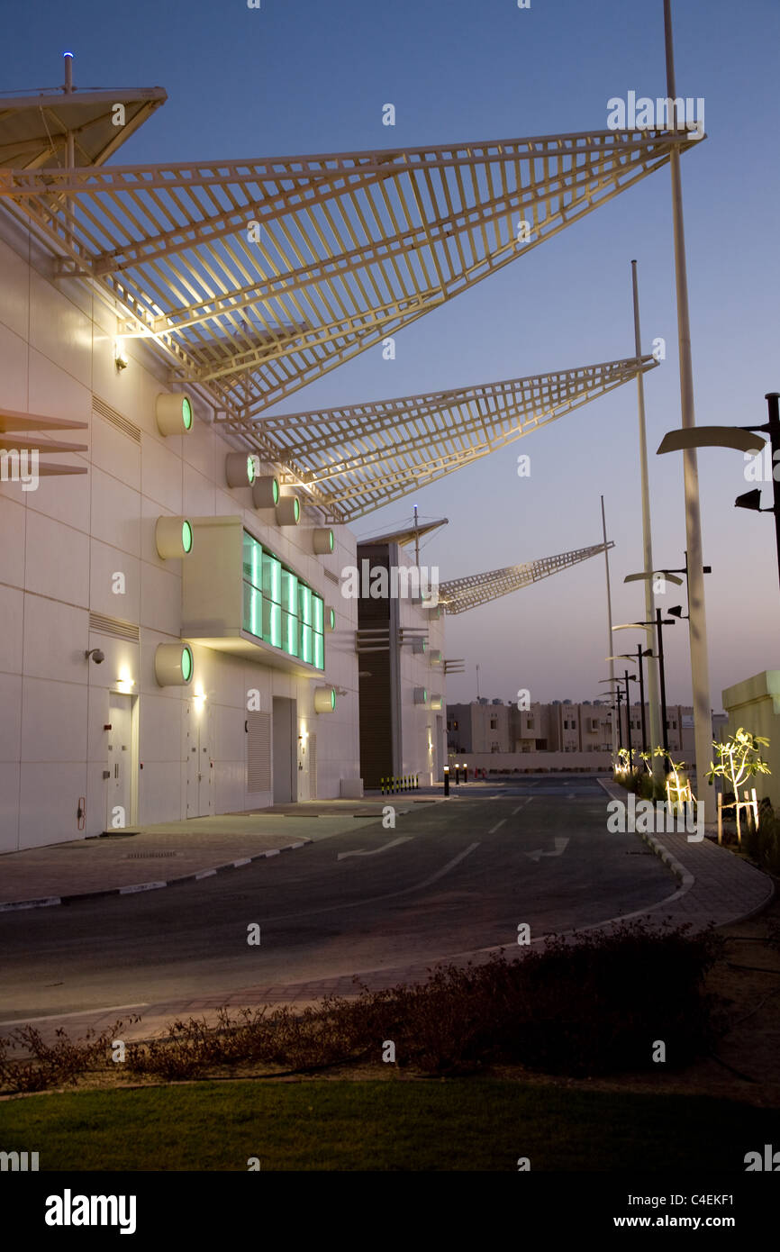Electricity Substation West Bay Doha Qatar Dusk Stock Photo - Alamy