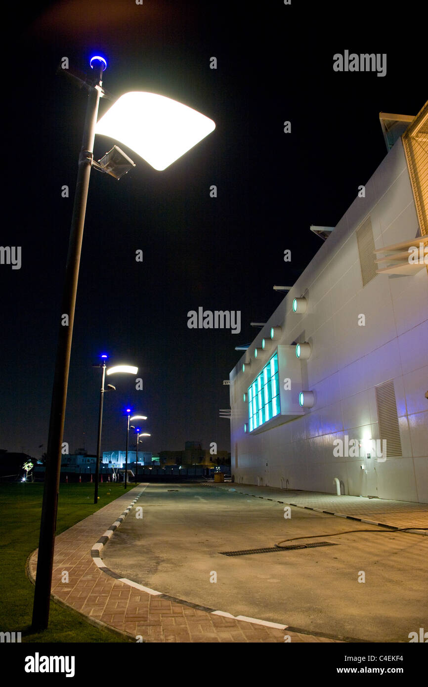 Electricity Substation West Bay Doha Qatar Dusk Stock Photo - Alamy