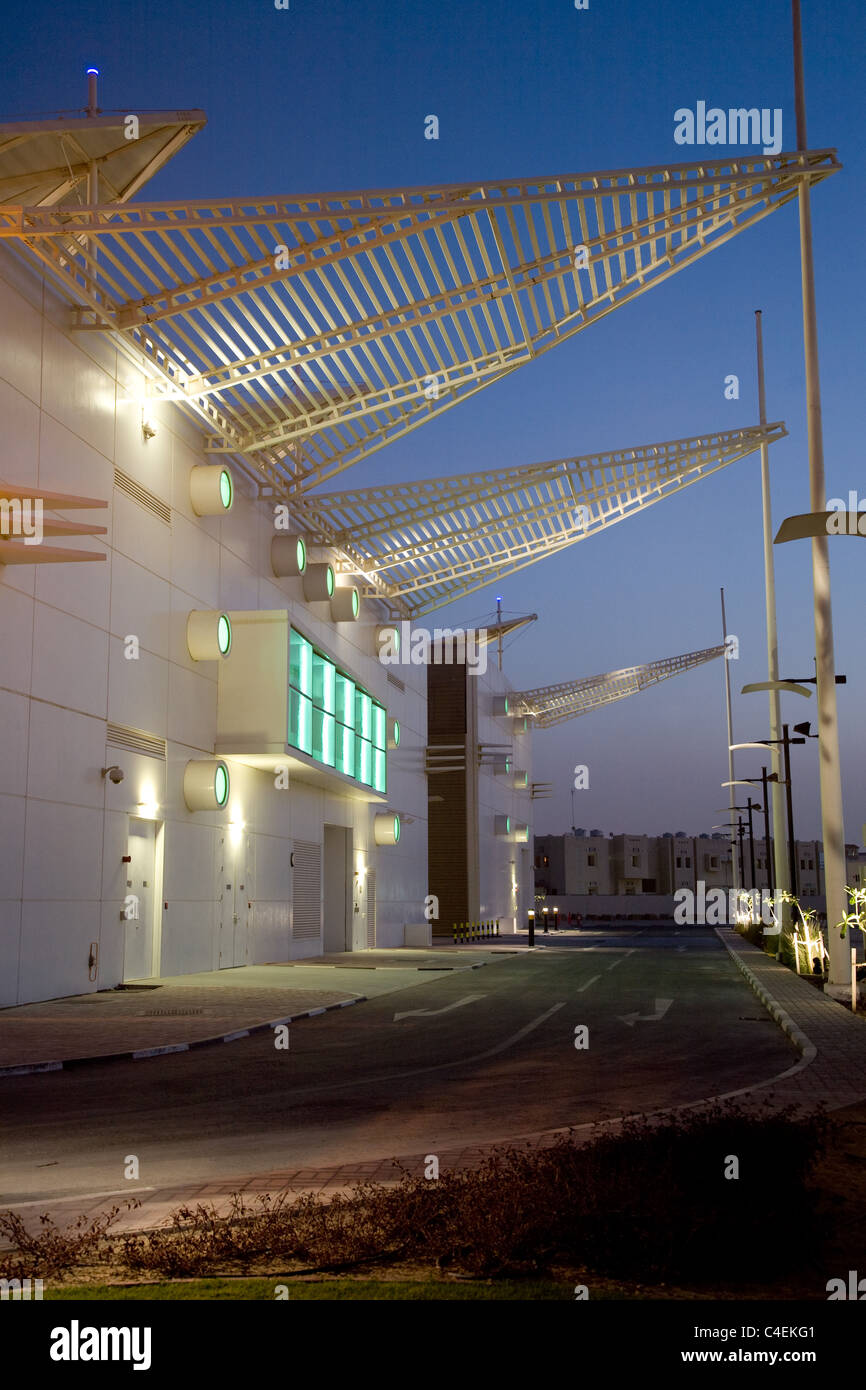 Electricity Substation West Bay Doha Qatar Dusk Stock Photo - Alamy