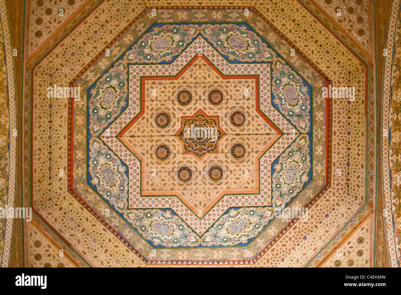 A Moroccan patterned Ceiling Stock Photo - Alamy