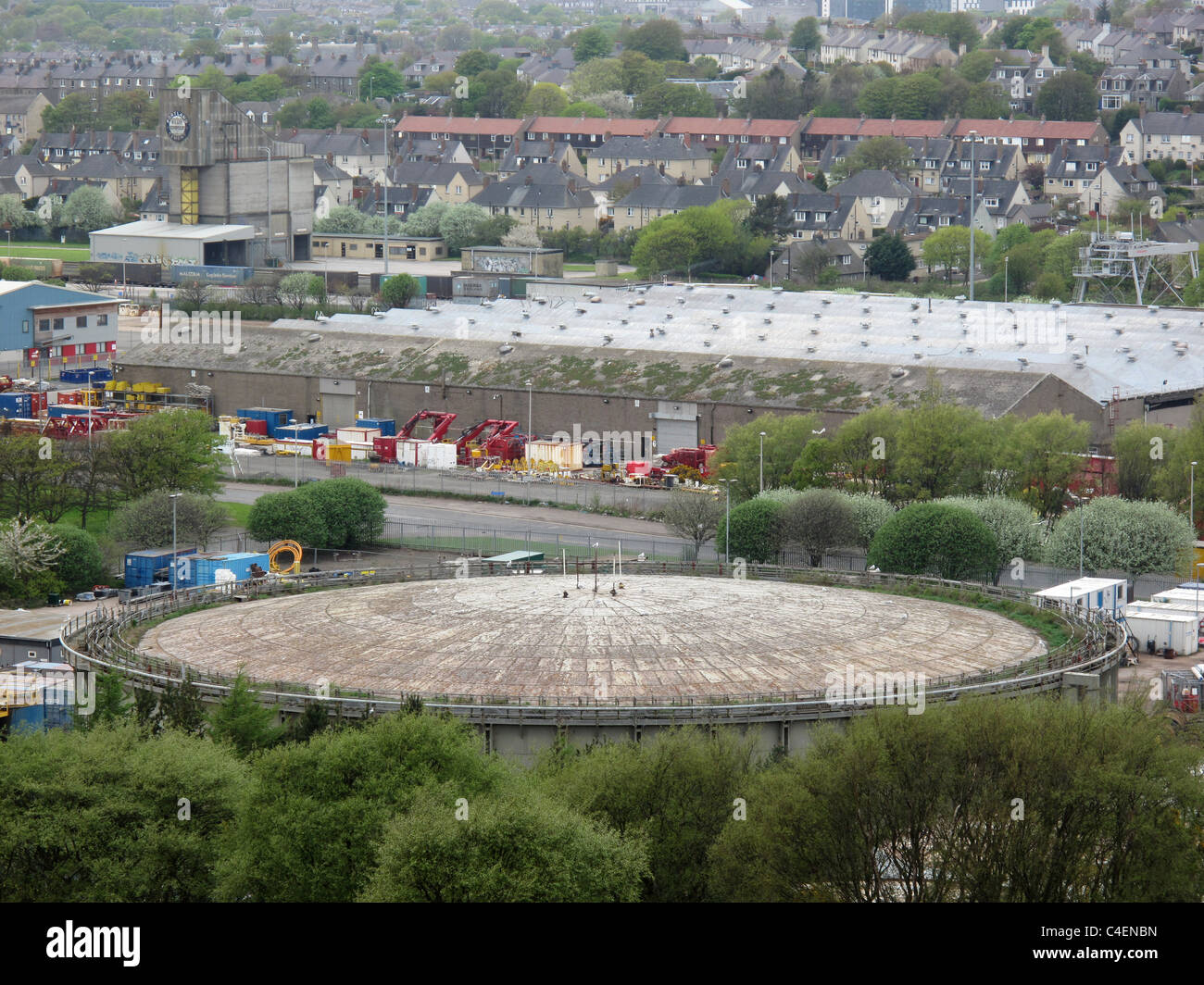 Tullos industrial estate - Torry - Aberdeen - Scotland - UK Stock Photo ...