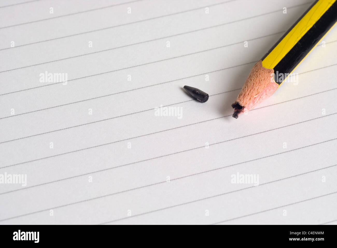 Broken pencil tip hi-res stock photography and images - Alamy