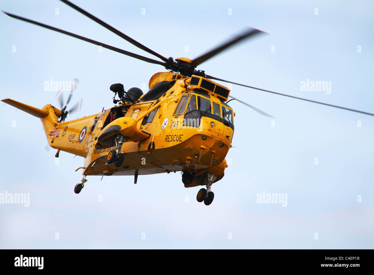 Yellow royal air force rescue helicopter hi-res stock photography and ...