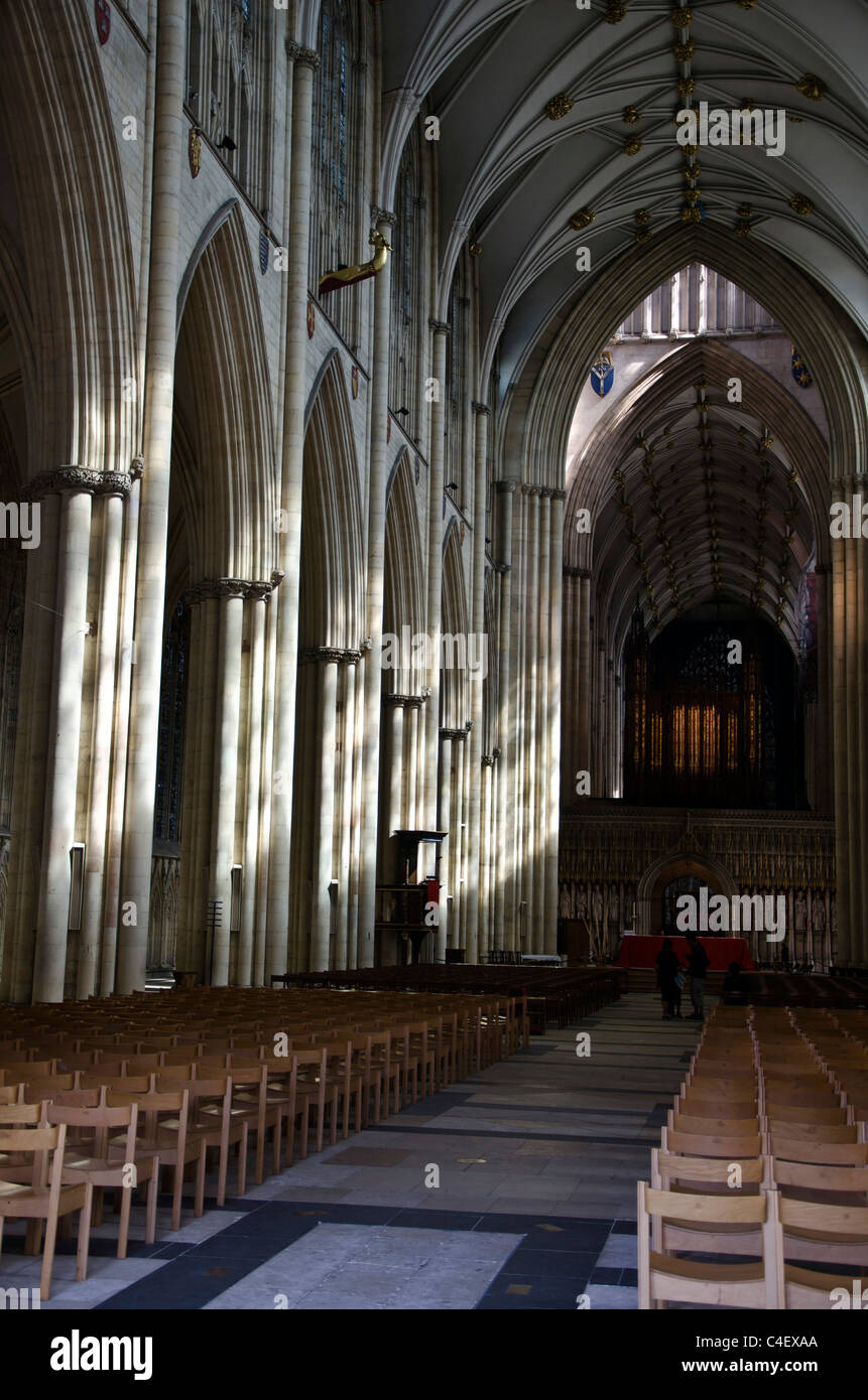 Inside York Minster, York City Centre, England Stock Photo - Alamy