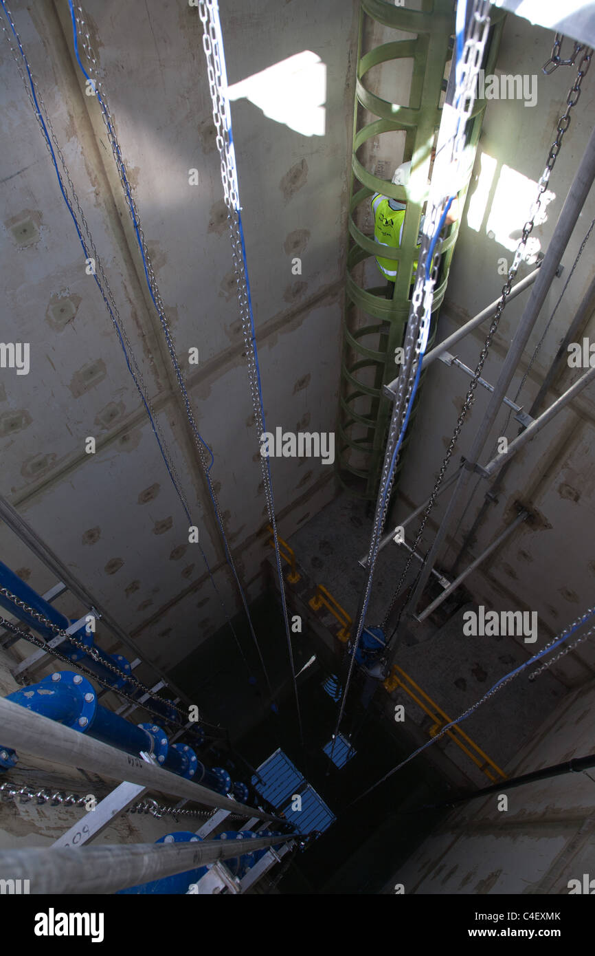 Al Ain Housing project sewerage treatment plant Stock Photo - Alamy