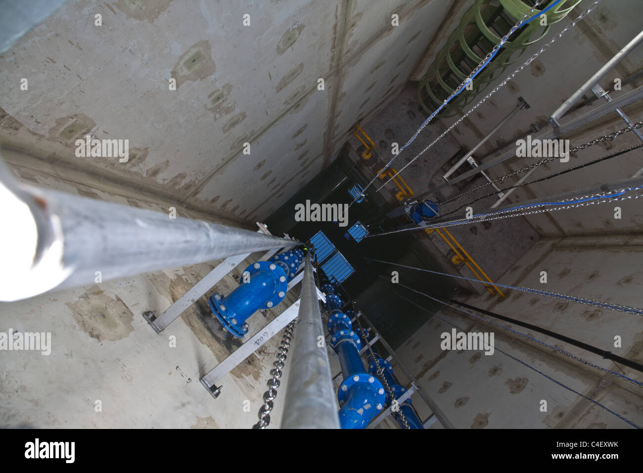 Al Ain Housing project sewerage treatment plant Stock Photo - Alamy