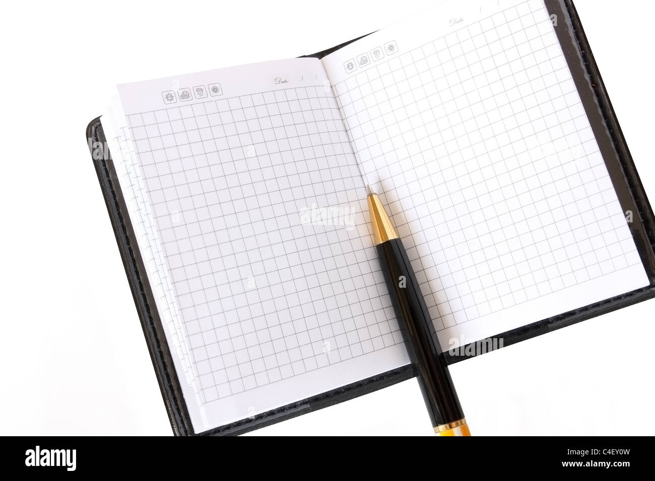 Diary open hi-res stock photography and images - Alamy