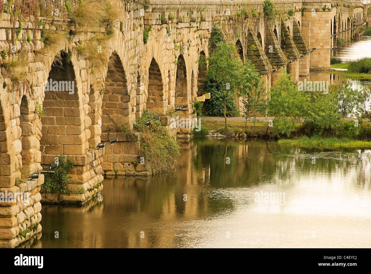 Merida Bruecke - Merida bridge 01 Stock Photo - Alamy