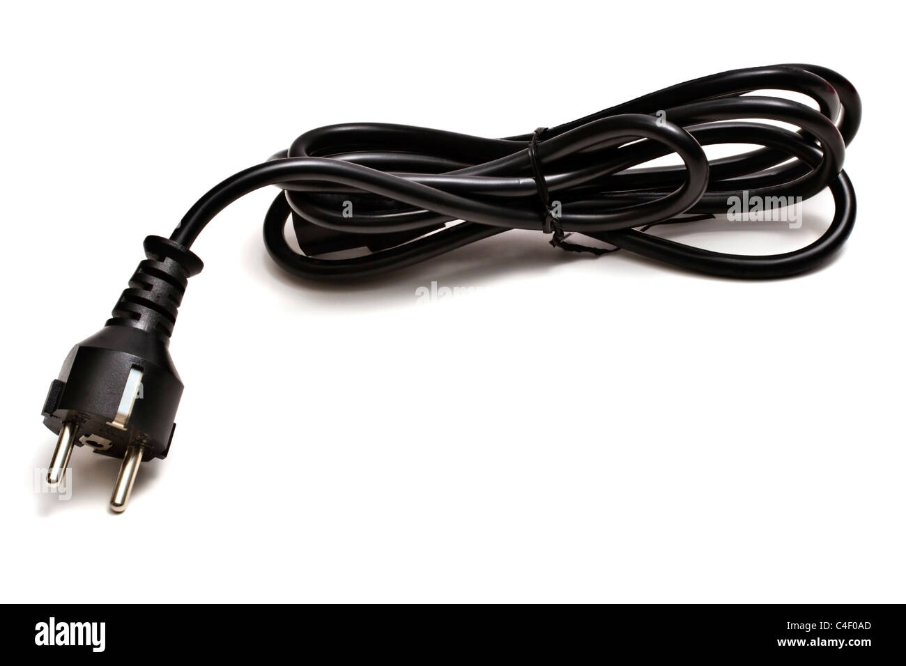Electric plug isolated on the white background Stock Photo - Alamy