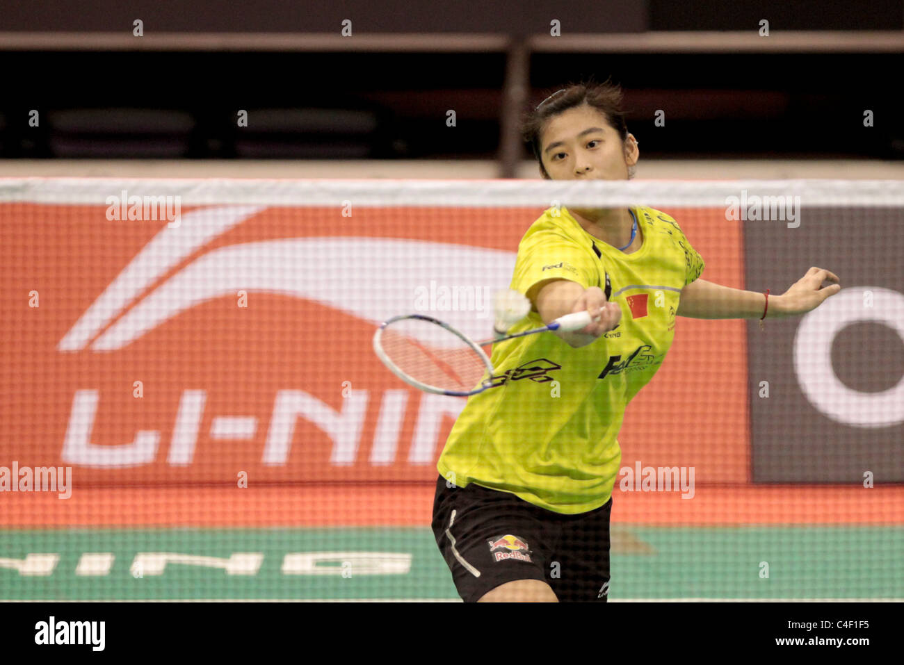 Wang Lin of China during the Women's Singles Qualification of the Li ...