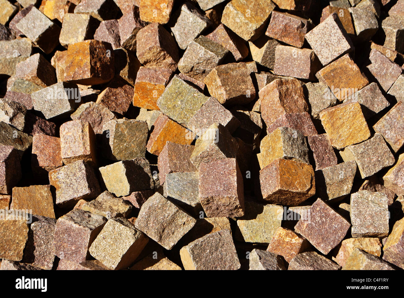 porphyry cubes, texture Stock Photo - Alamy