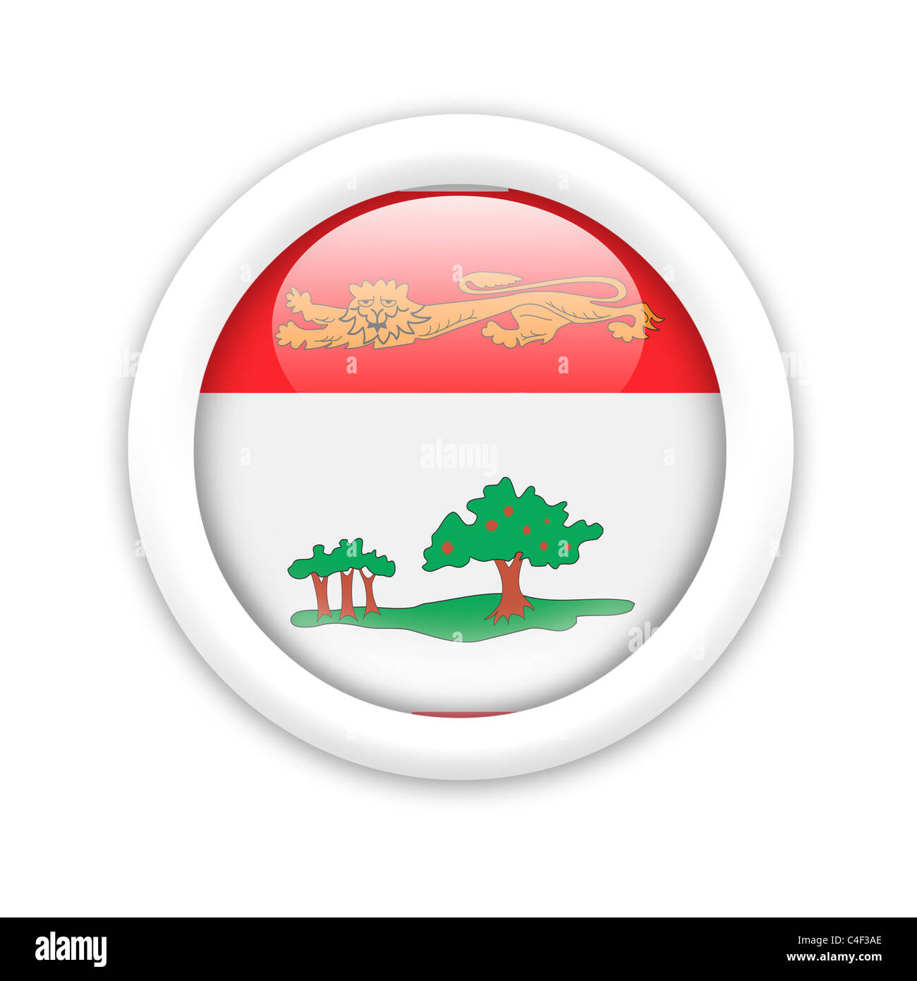 Flag of Prince Edward Island Stock Photo - Alamy