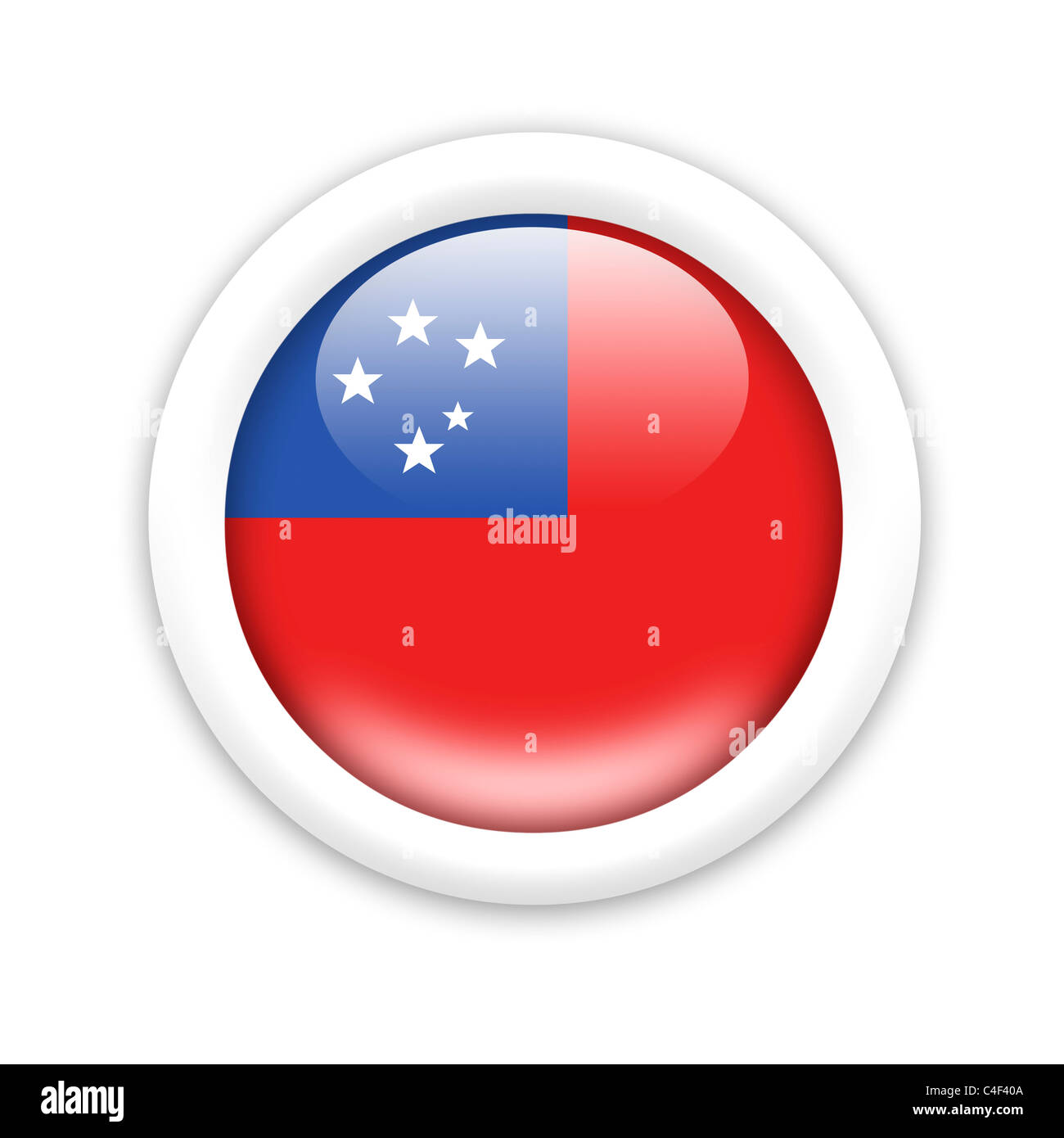 Flag of Samoa Stock Photo - Alamy