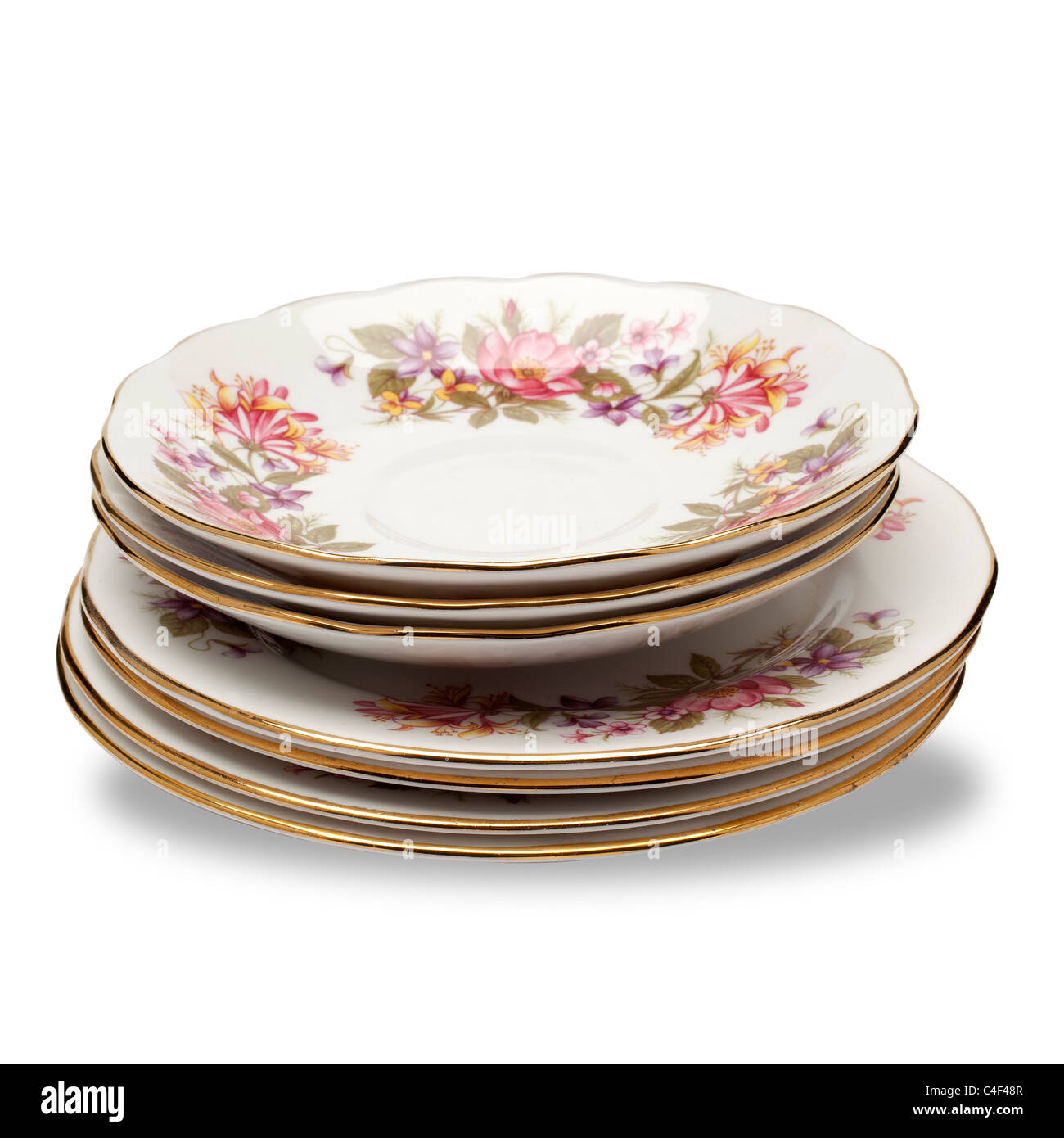 Collection blue white china plates hi-res stock photography and images ...