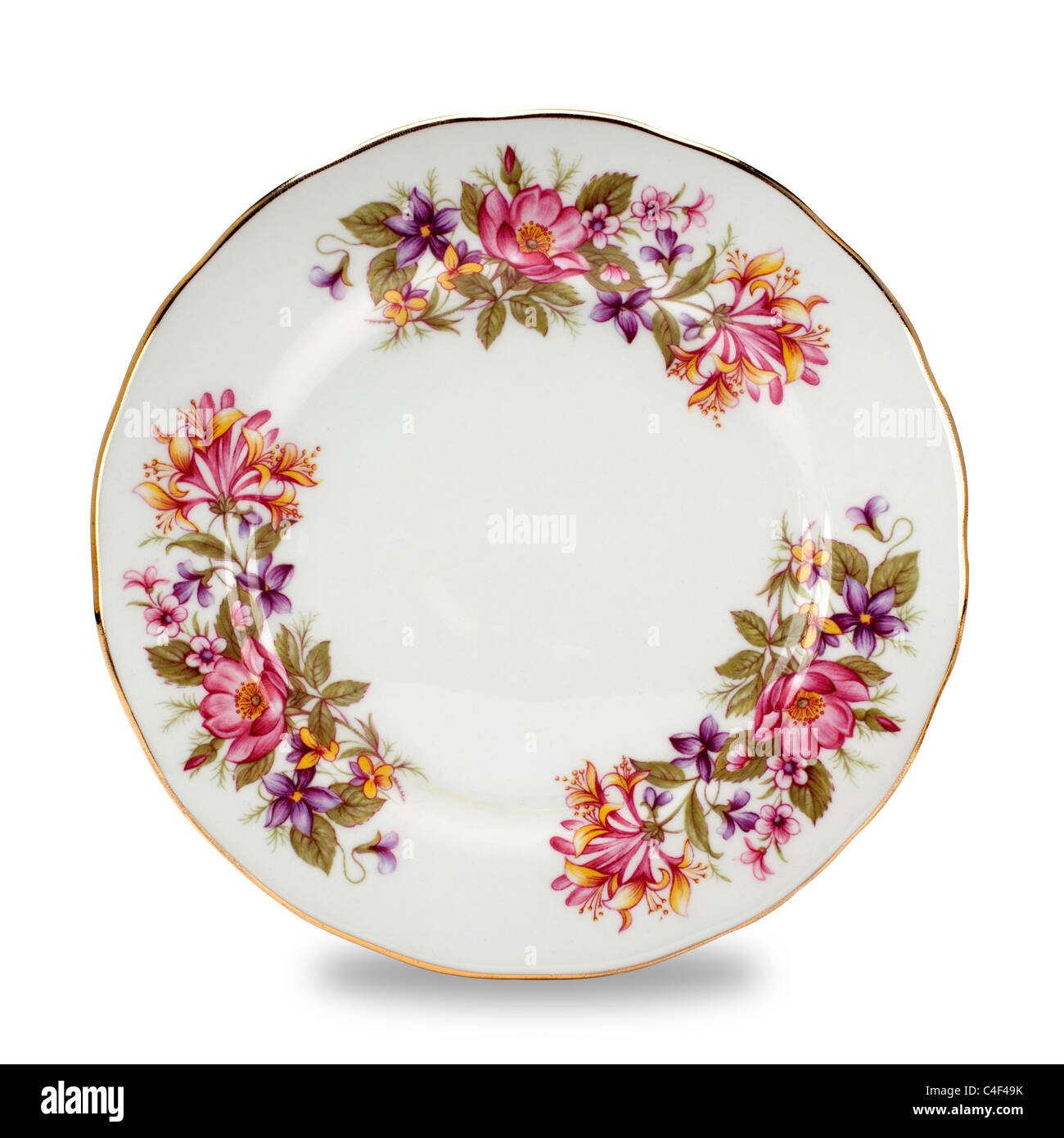English bone china table setting Cut Out Stock Images & Pictures - Alamy