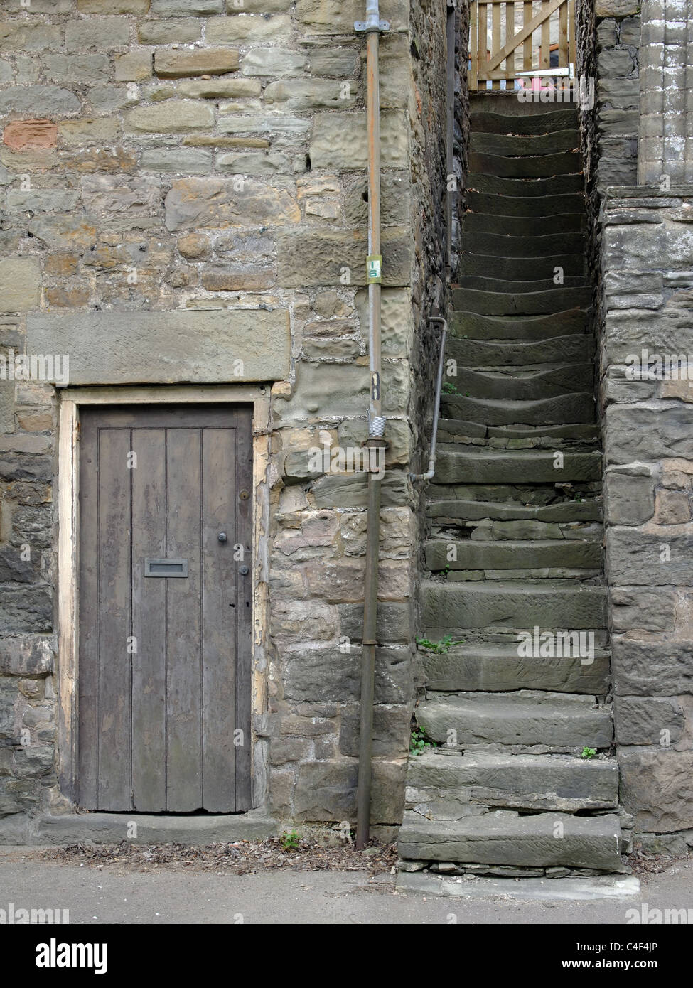 Worn stone steps hi-res stock photography and images - Alamy