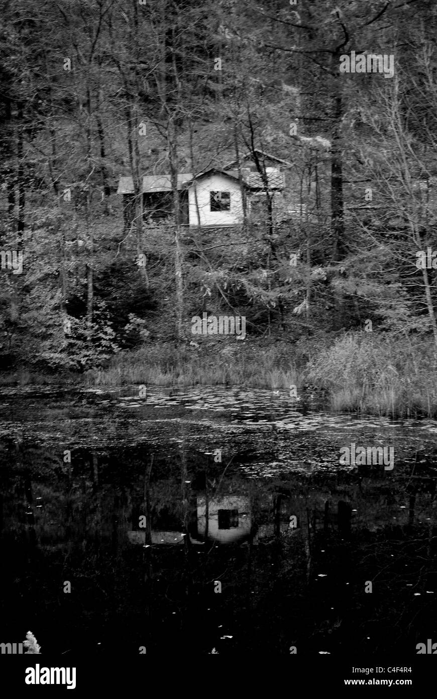 Suburban house driveway Black and White Stock Photos & Images - Alamy