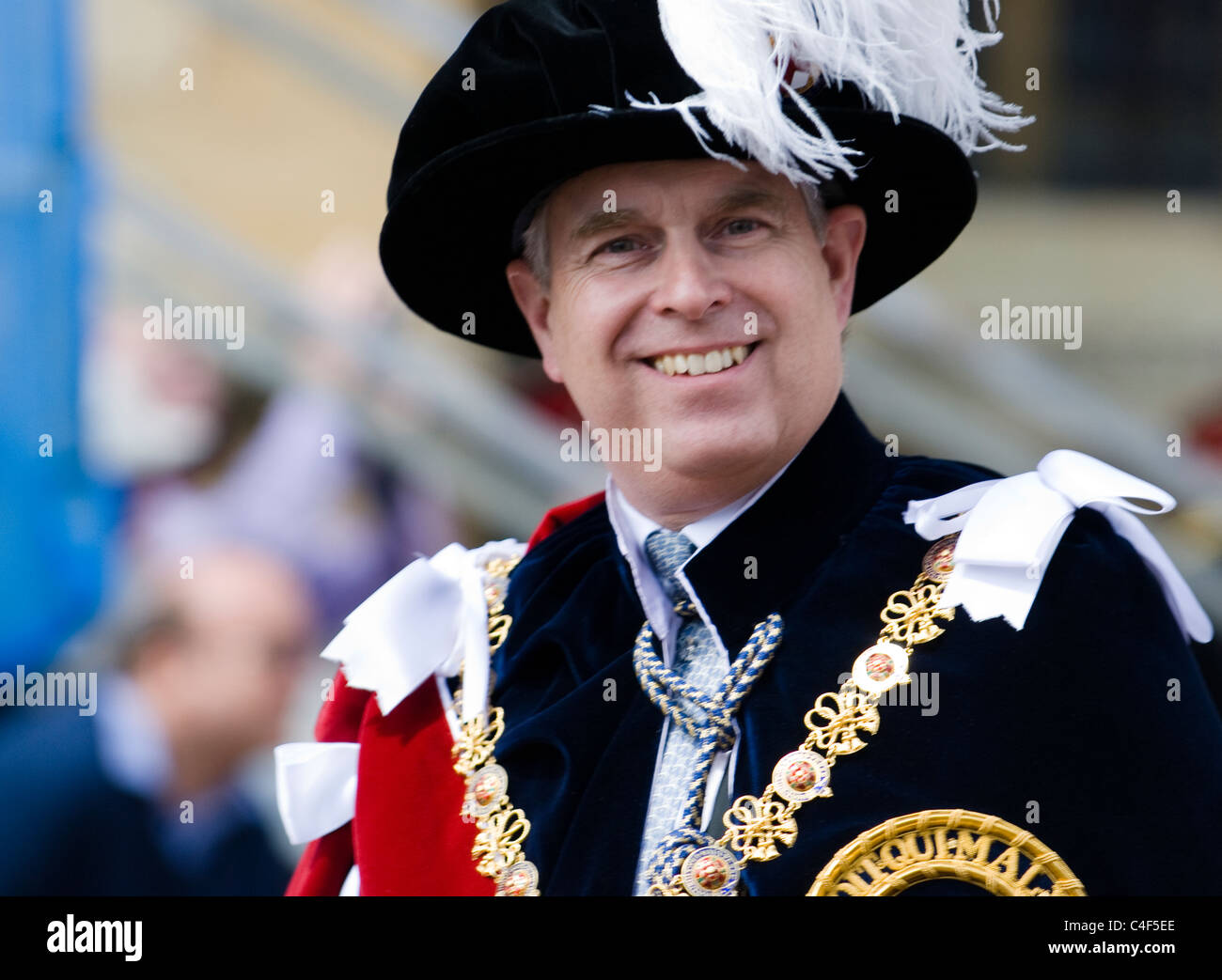 HIs Royal Highness The Duke of York, Prince Andrew at the Garter ...