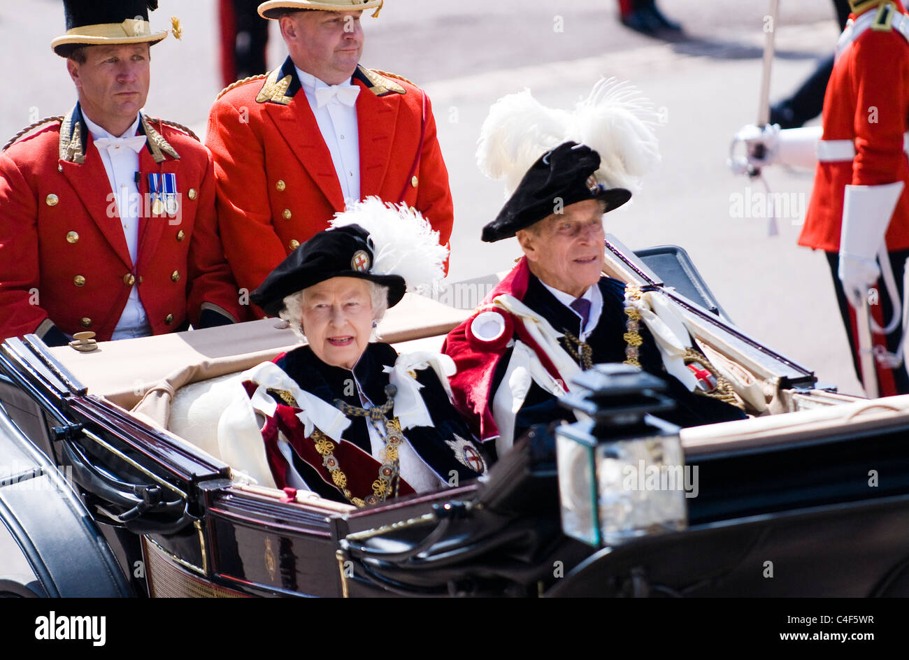 Her Majesty The Queen Elizabeth II and His Royal Highness Prince Philip ...