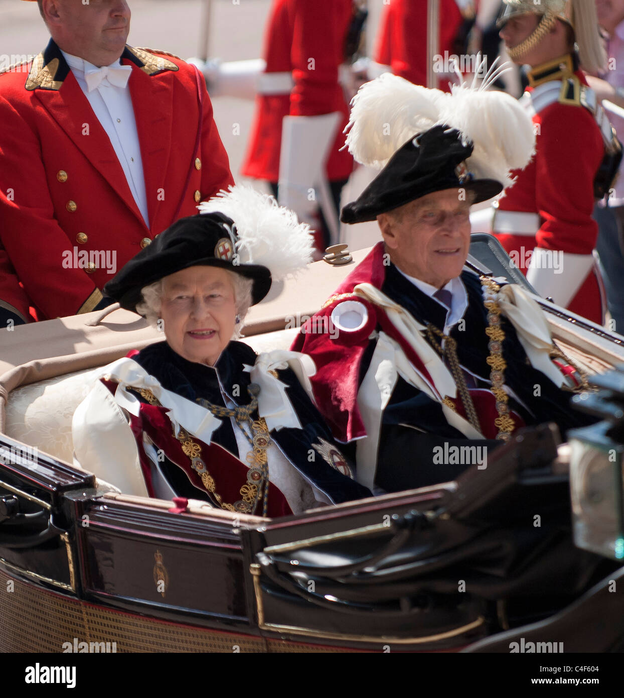 Her Majesty The Queen Elizabeth II and His Royal Highness Prince Philip ...