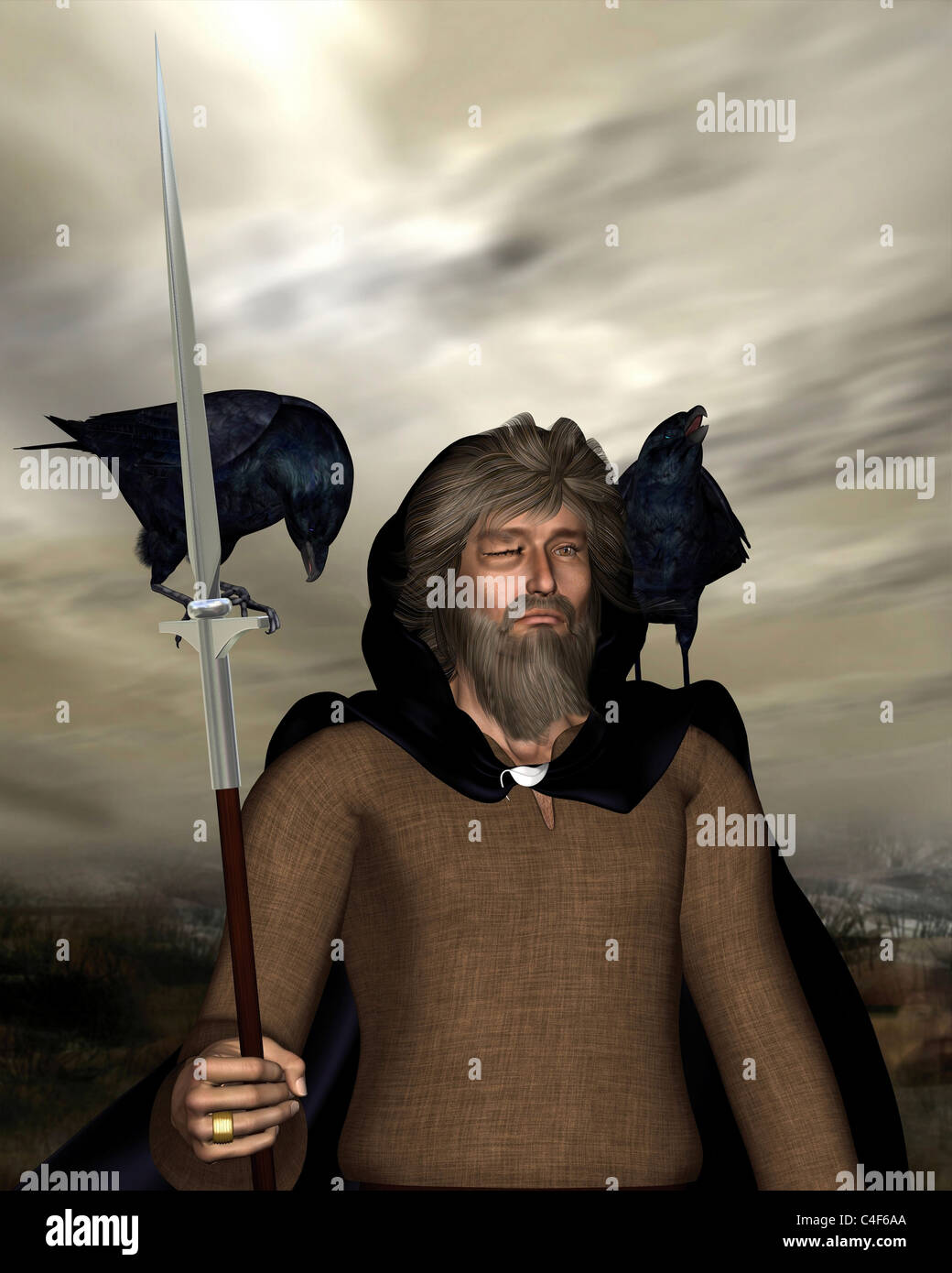 Norse mythology odin hi-res stock photography and images - Alamy