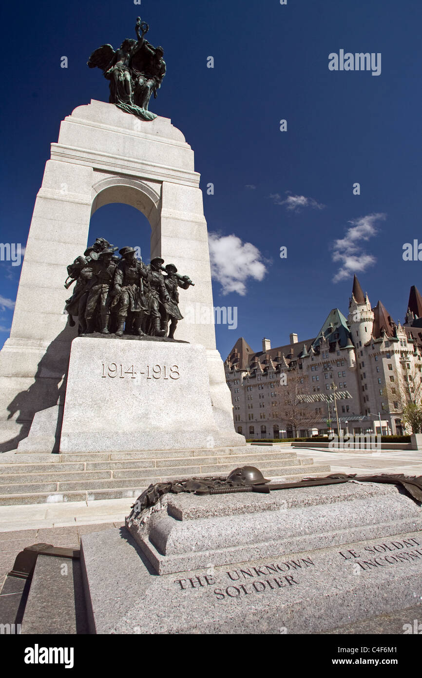 Ottawa Ontario Canada. The "National War Memorial" and "The Tomb of the ...