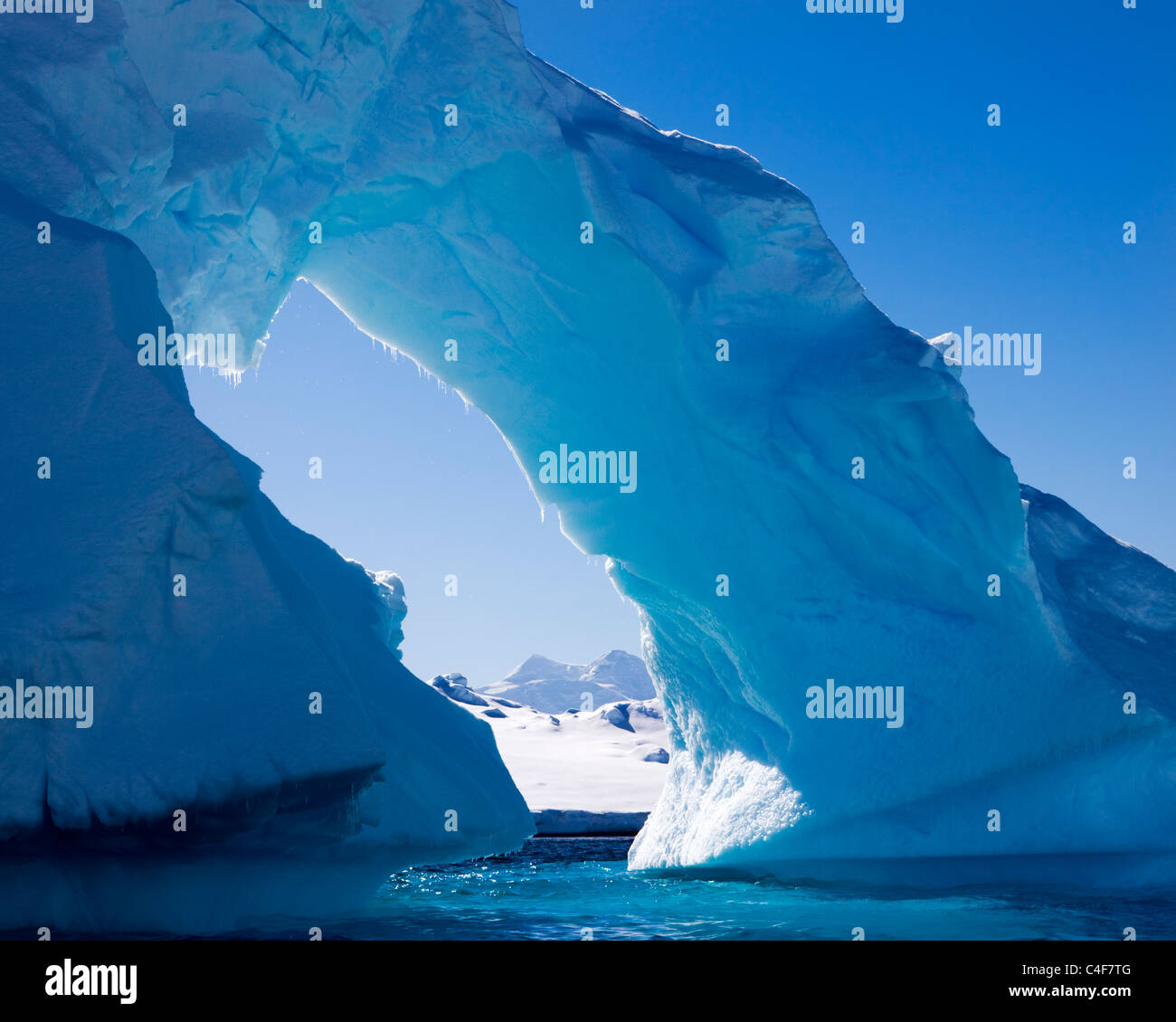 Iceberg arch, Antarctic Peninsula Stock Photo - Alamy