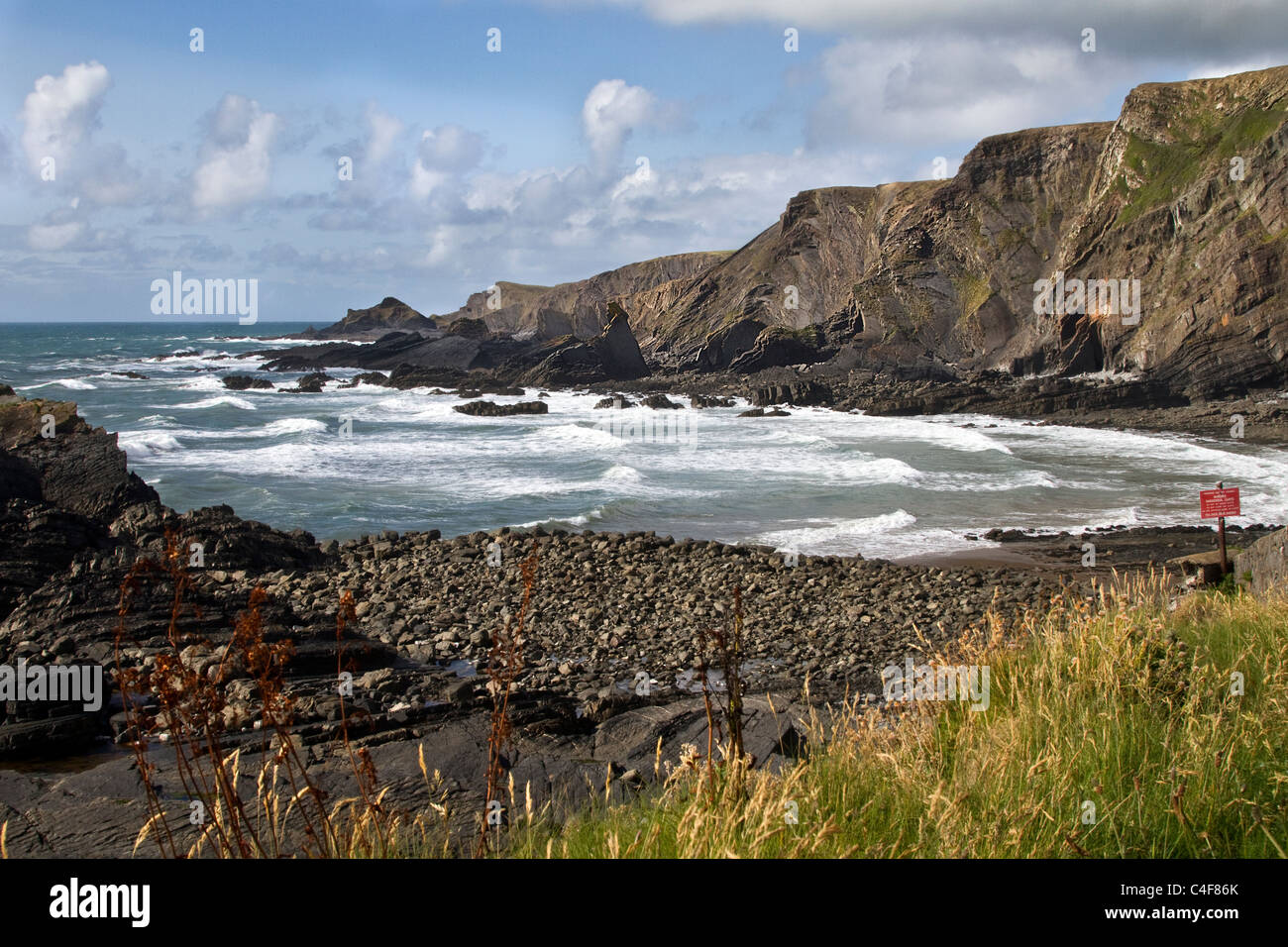Storm hartland quay north devon hi-res stock photography and images - Alamy