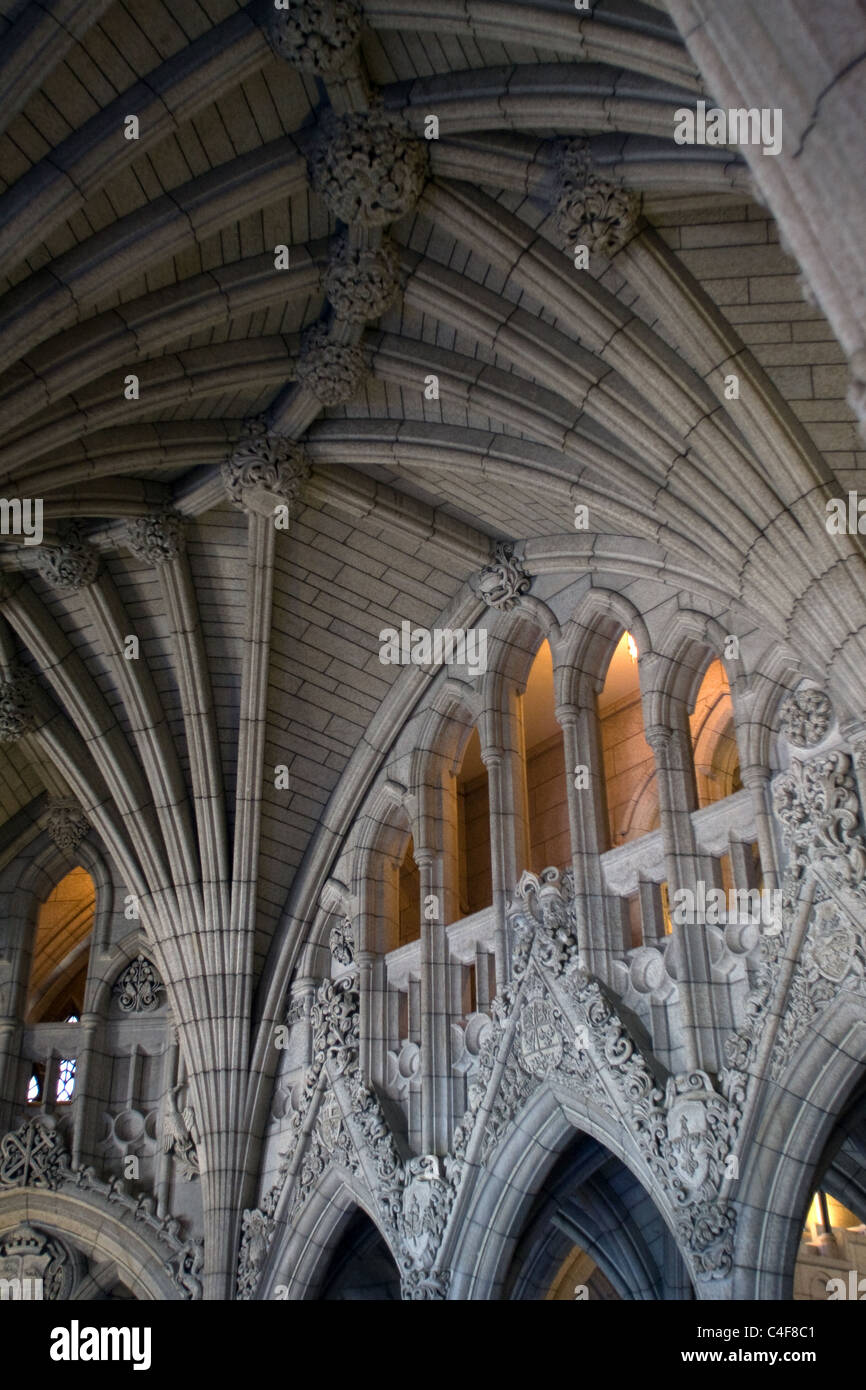 Images from the inside of the Canadian House of Parliament in Ottawa ...