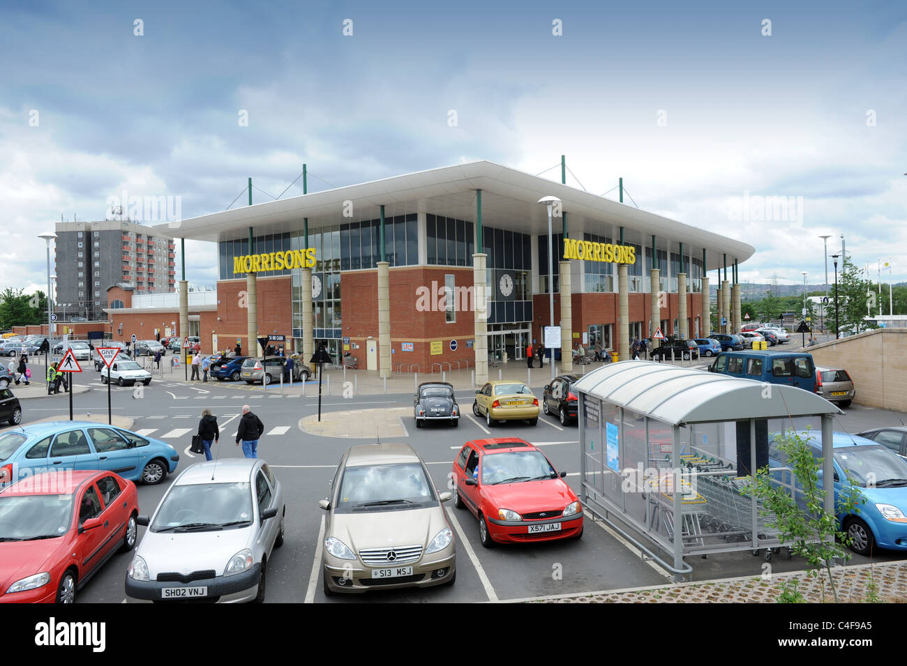 Wednesbury Morrisons Supermarket West Midlands England Uk Stock Photo ...