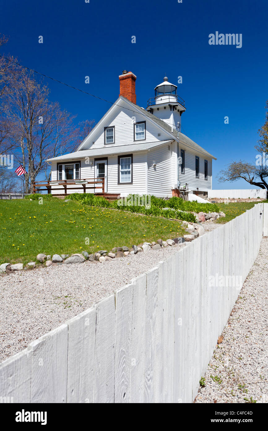 The Old Mission Point Lighthouse near Traverse City, Michigan, USA ...